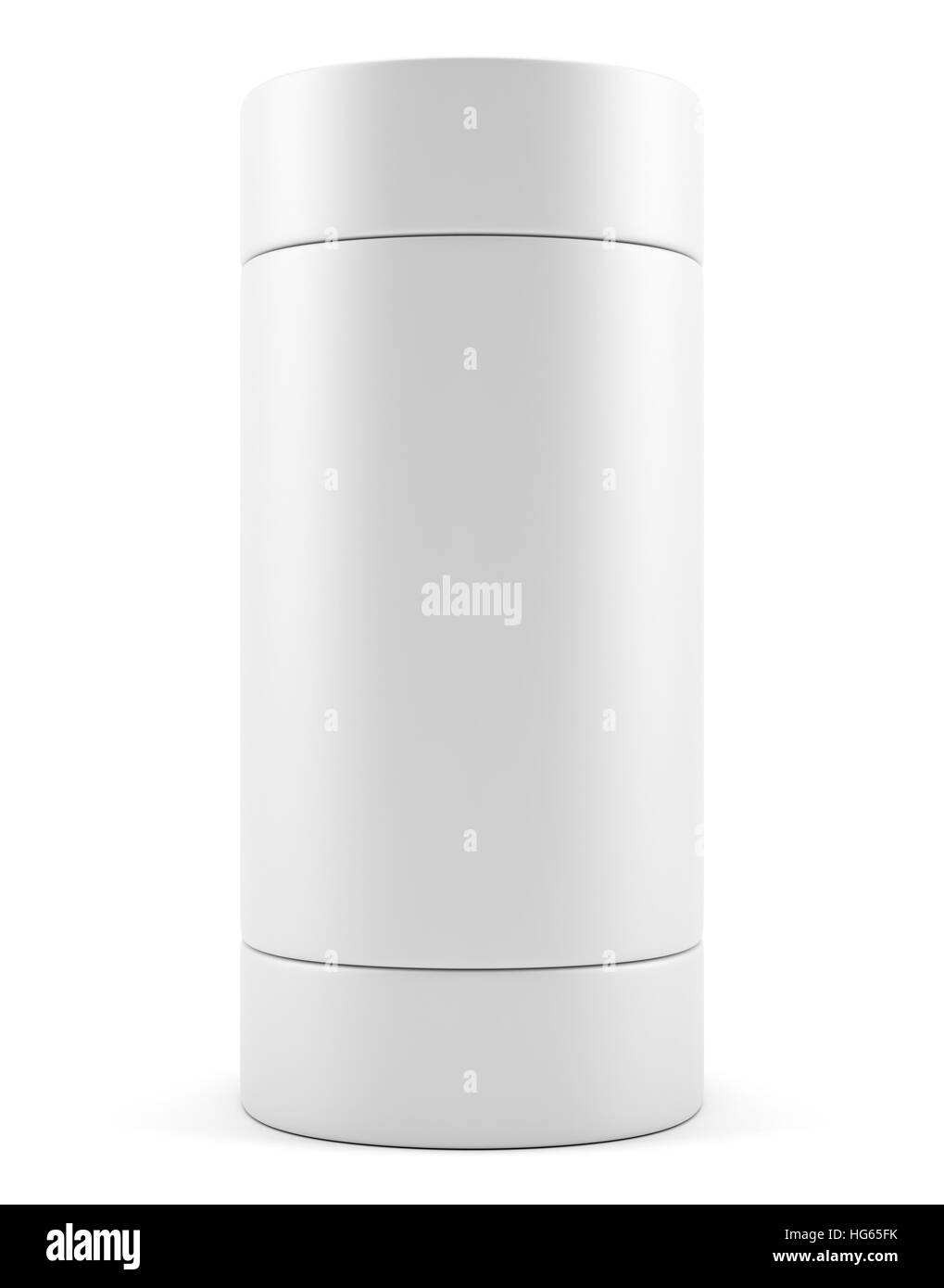 Blank advertising cylinder Stock Photo - Alamy