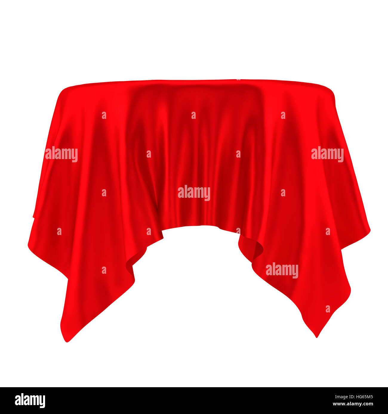 Empty Table with Tablecloth Stock Photo - Alamy