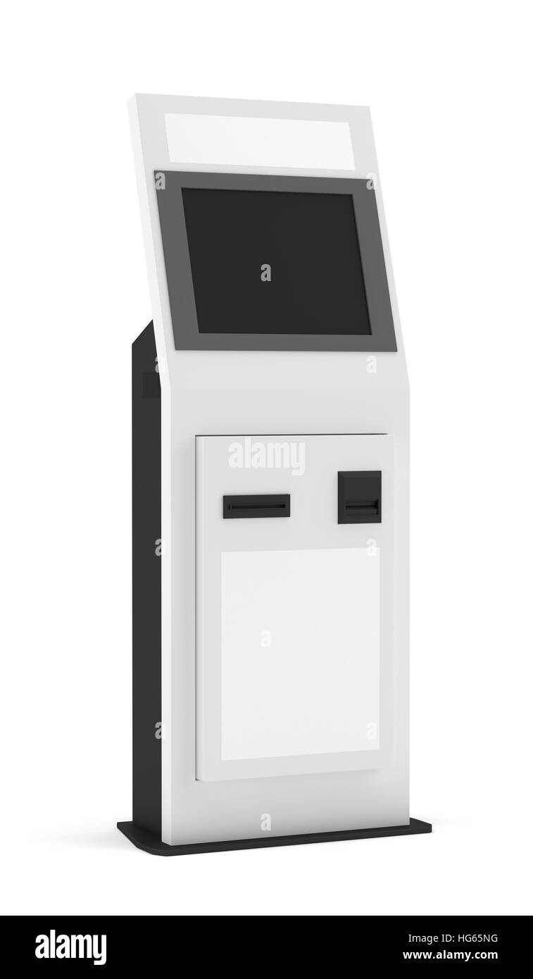 Digital touchscreen terminal Stock Photo - Alamy