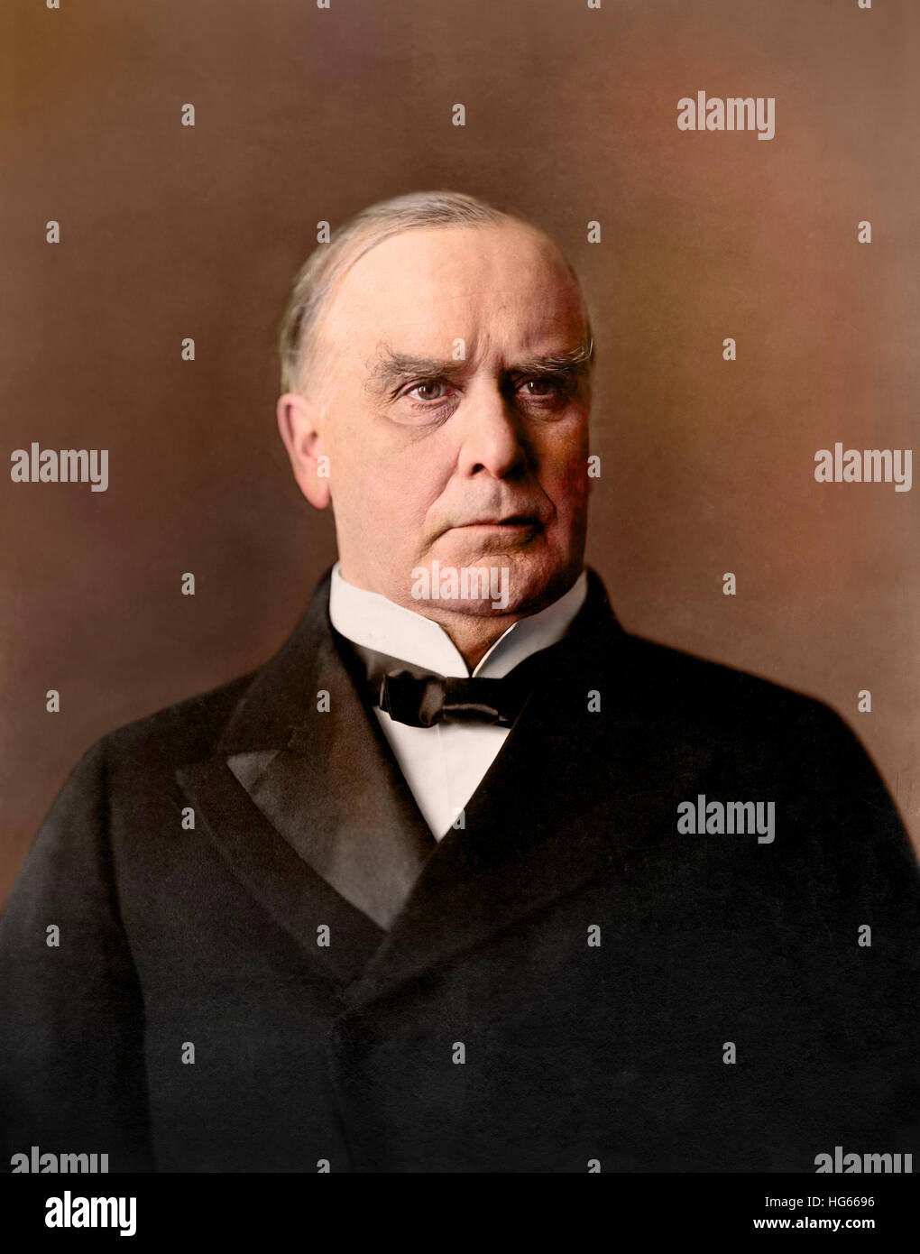 William McKinley portrait, circa 1900 Stock Photo - Alamy