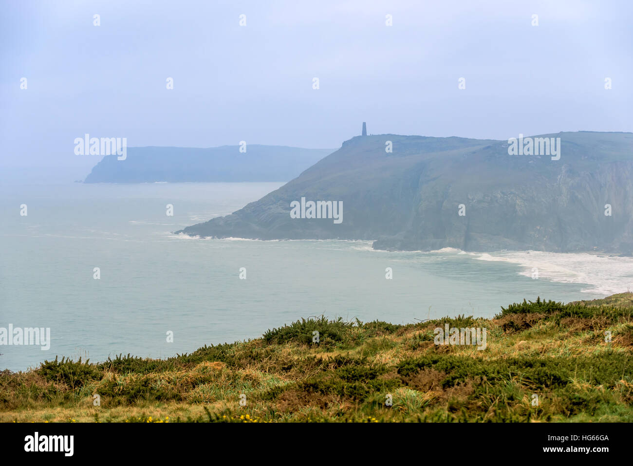 Stepper Point in Cornwall Stock Photo - Alamy