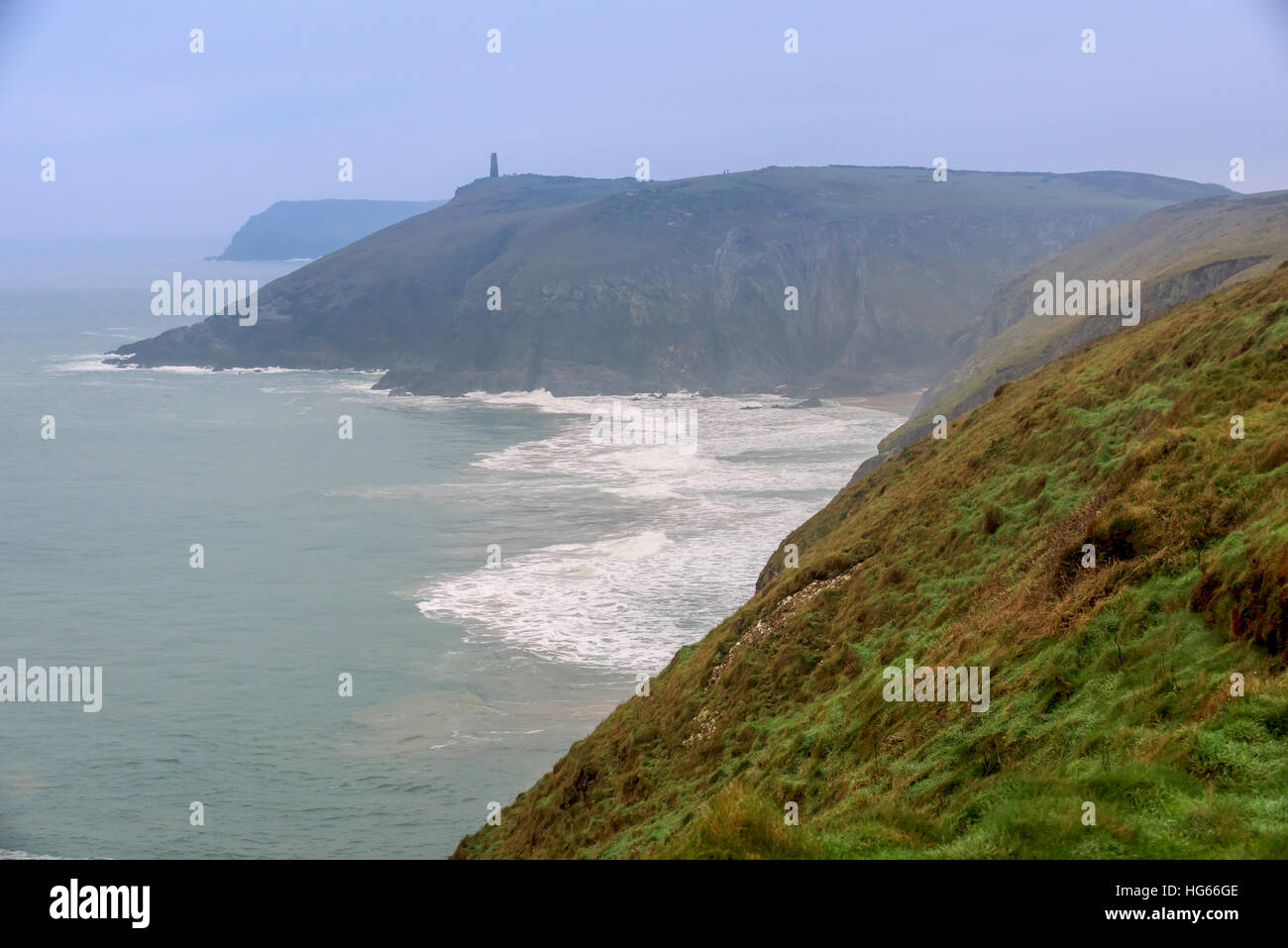 Stepper Point in Cornwall Stock Photo - Alamy