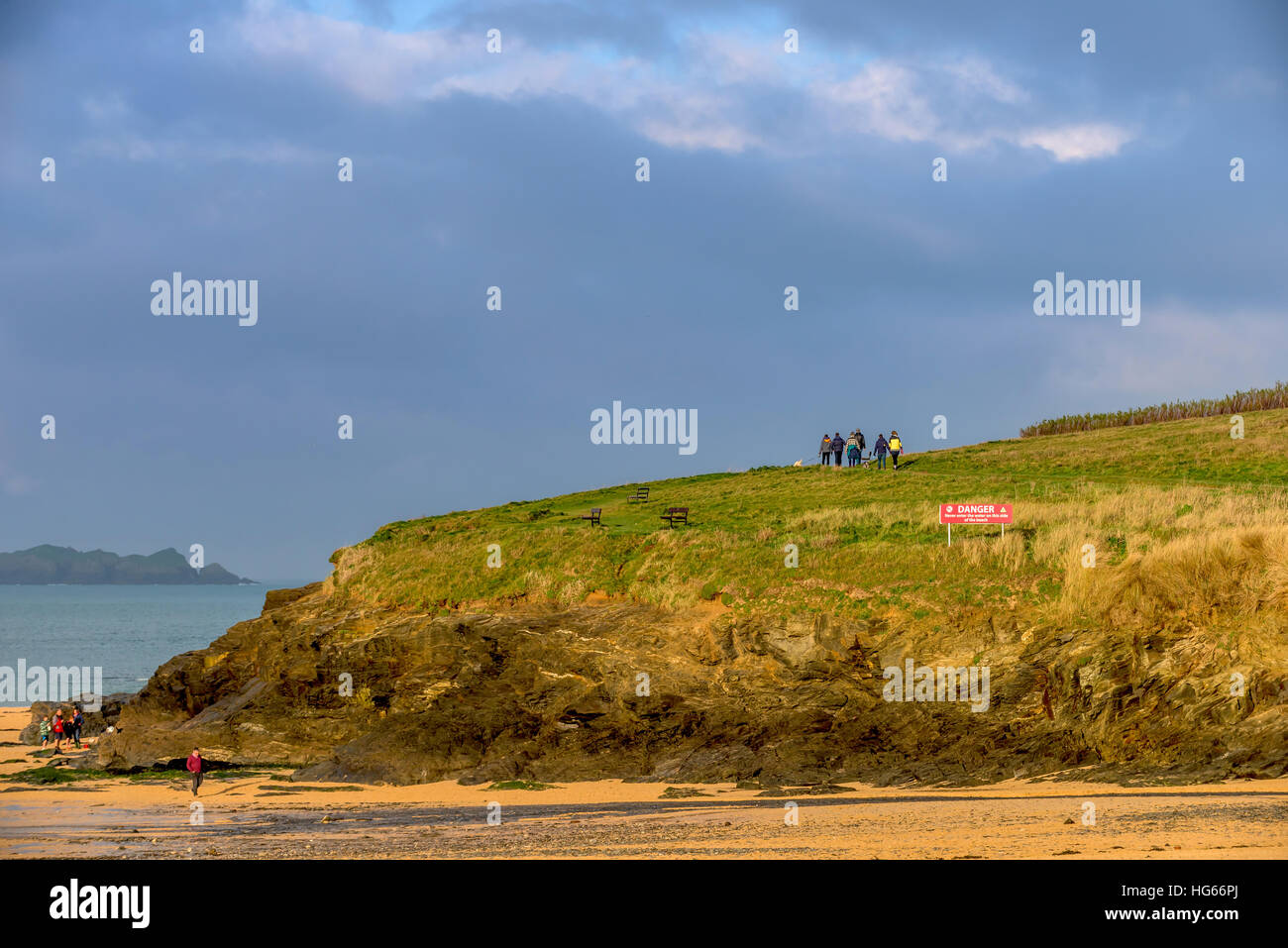 Harlyn Bay in Cornwall Stock Photo - Alamy