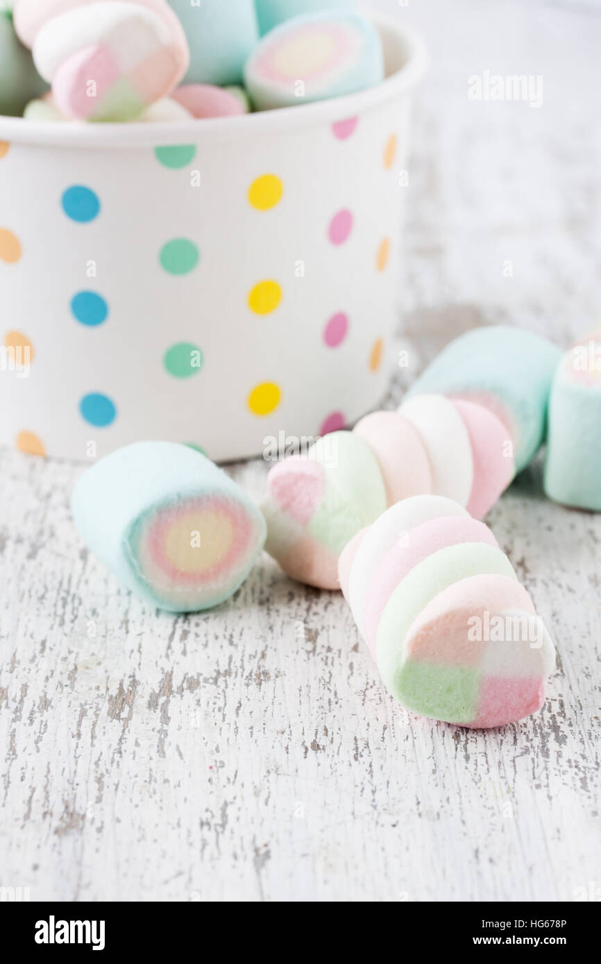 assorted marshmallow candies Stock Photo - Alamy
