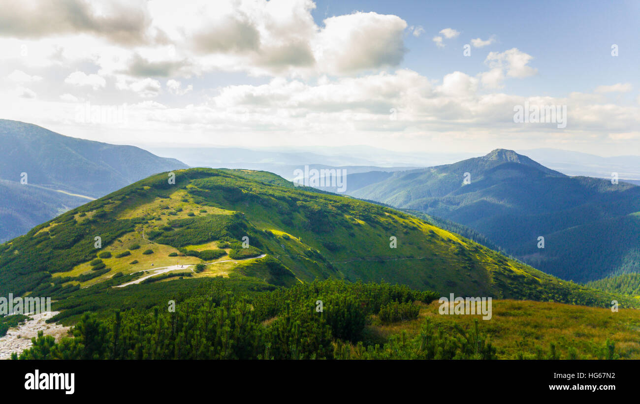 A beautiful mountain landscape above tree line Stock Photo - Alamy