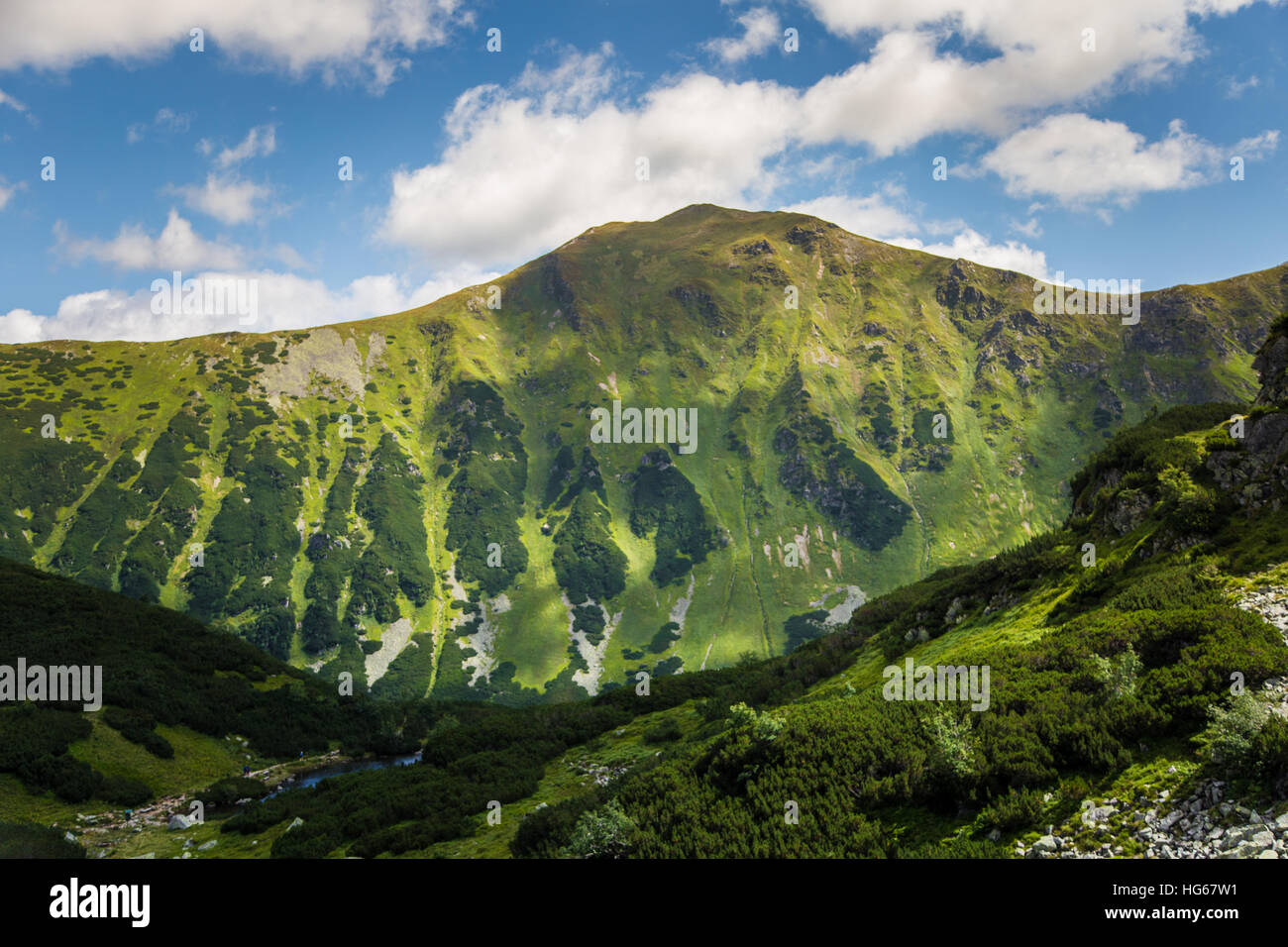 A beautiful mountain landscape above tree line Stock Photo - Alamy