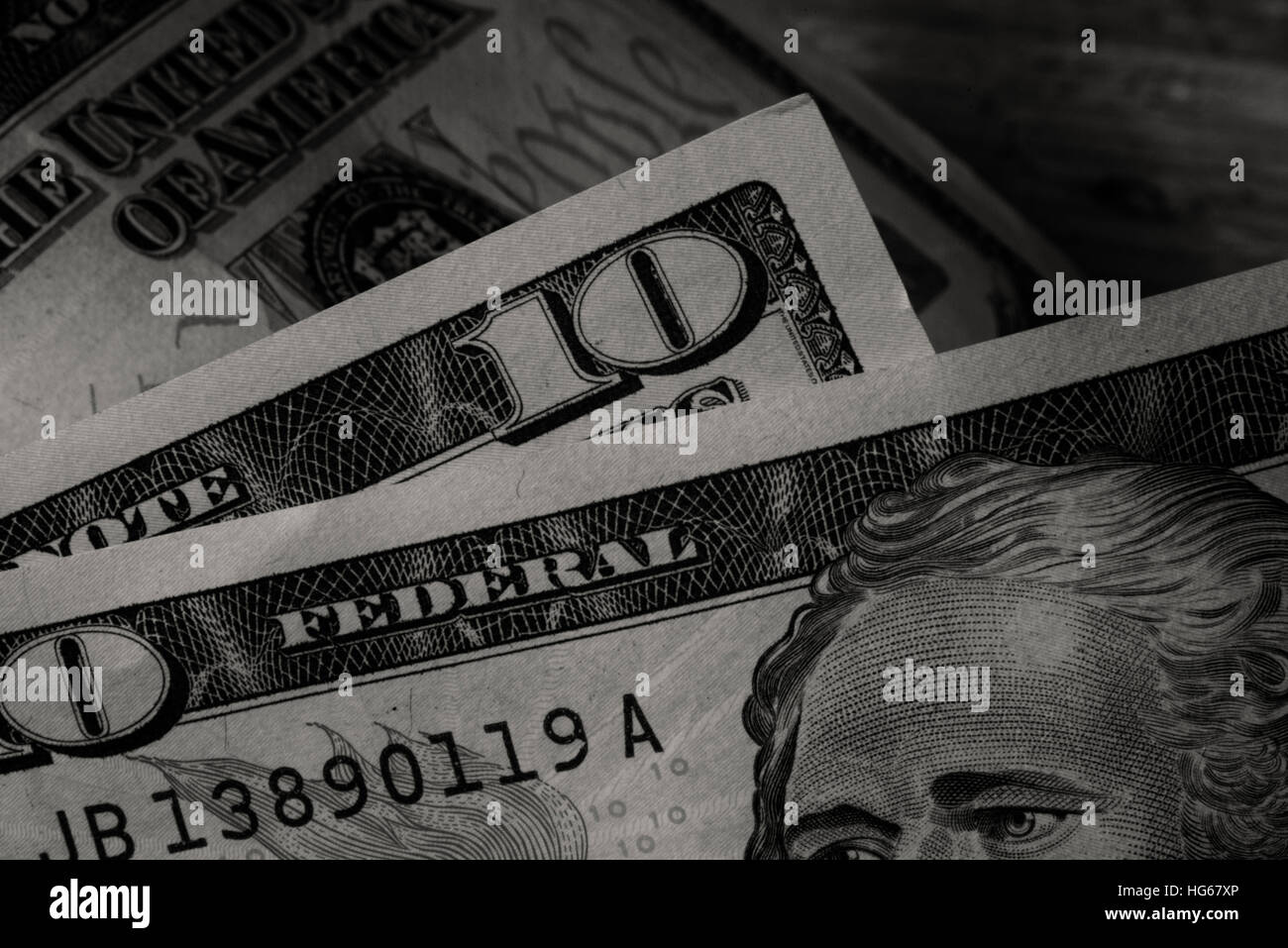 US dollar banknotes Stock Photo - Alamy