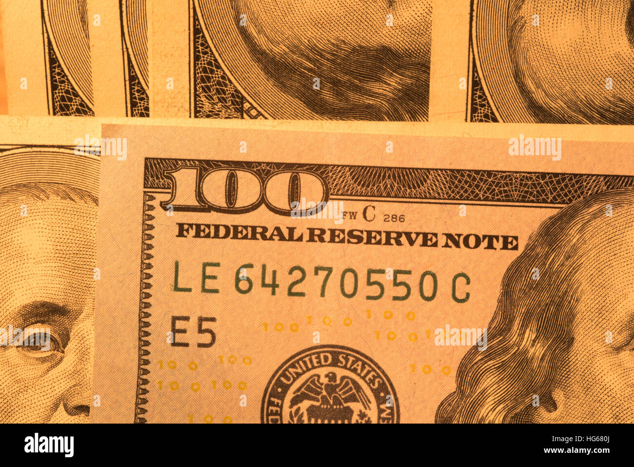 US dollar banknotes Stock Photo - Alamy