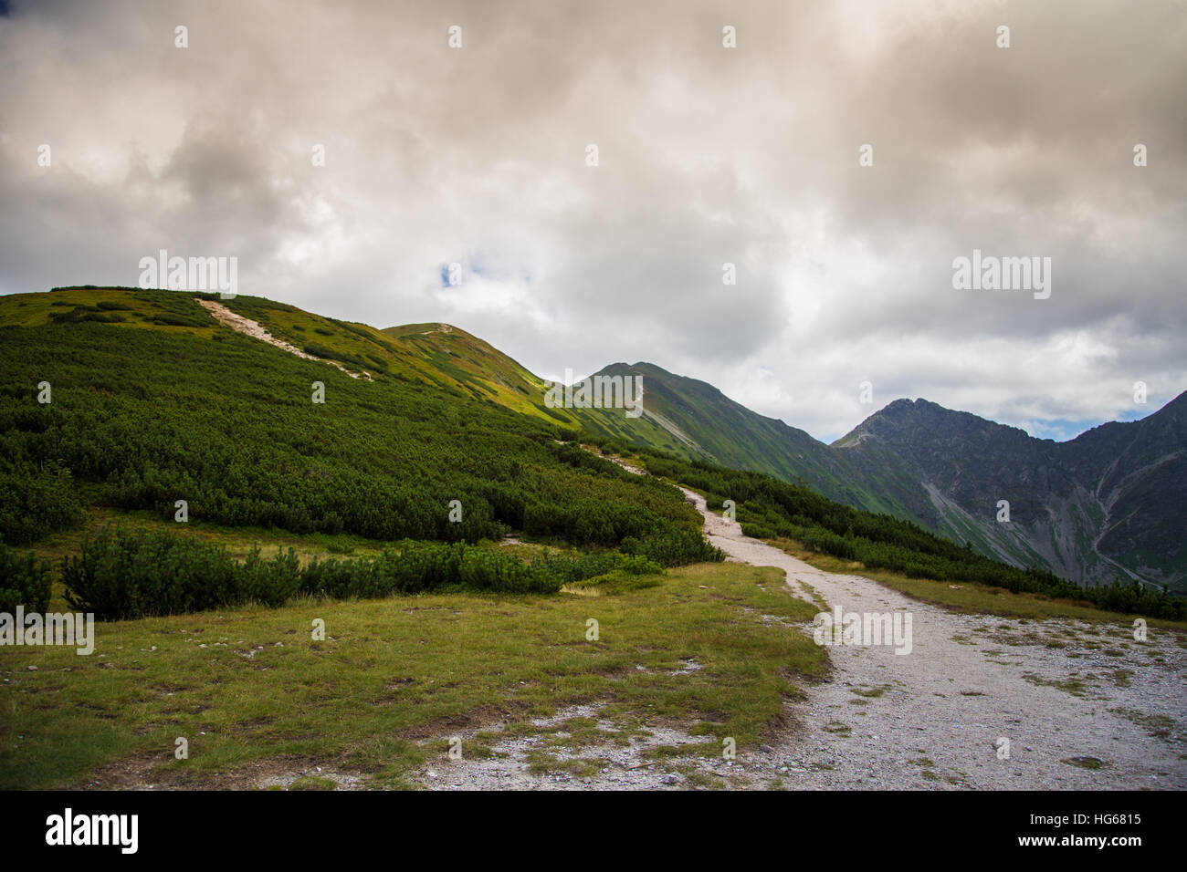 A beautiful mountain landscape above tree line Stock Photo - Alamy