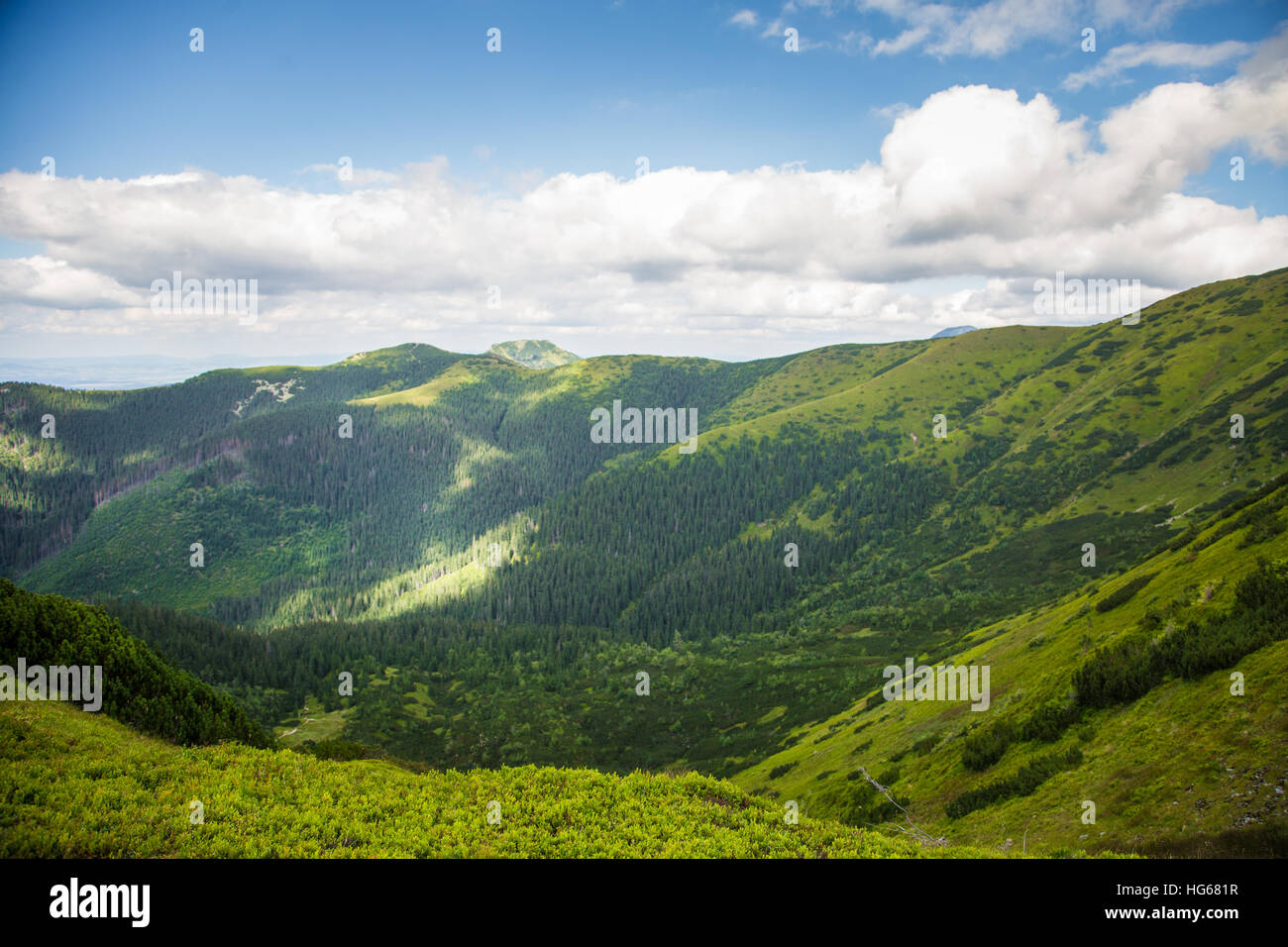 A beautiful mountain landscape above tree line Stock Photo - Alamy