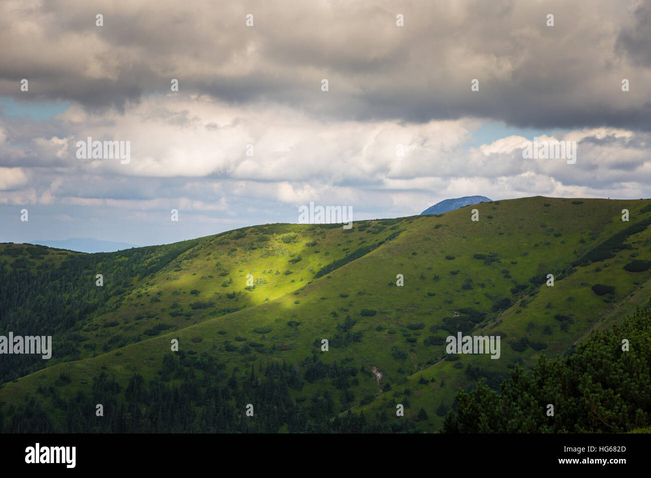 A beautiful mountain landscape above tree line Stock Photo - Alamy