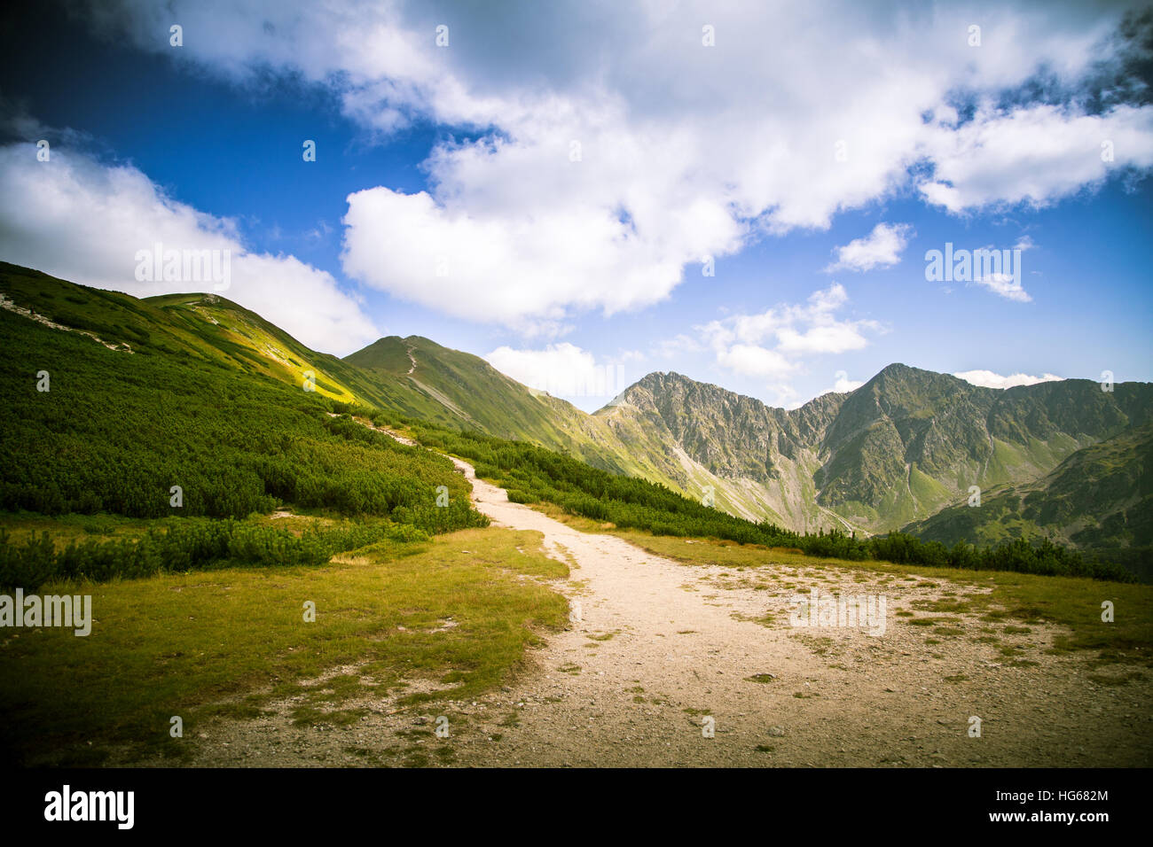 A beautiful mountain landscape above tree line Stock Photo - Alamy