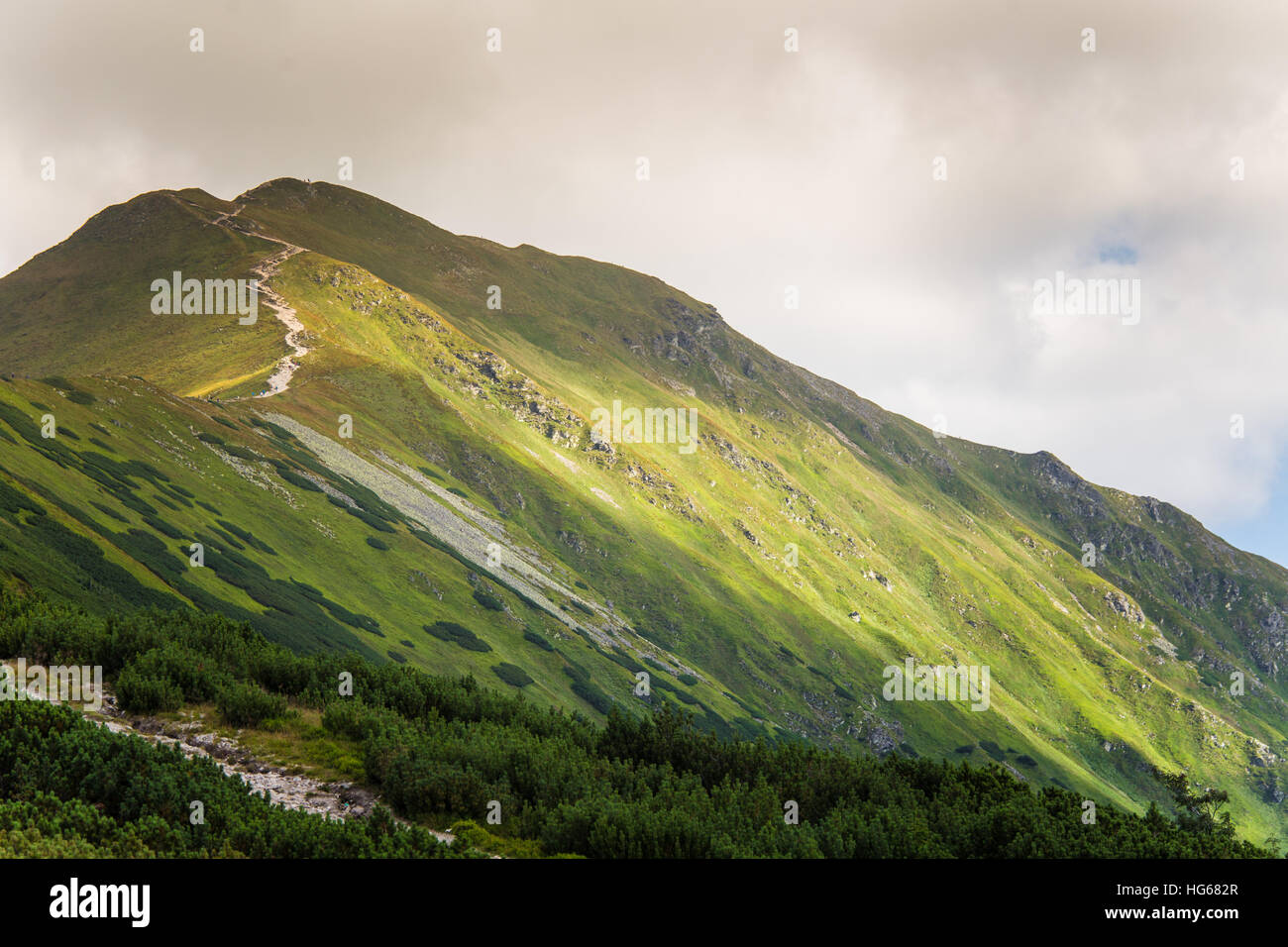 A beautiful mountain landscape above tree line Stock Photo - Alamy