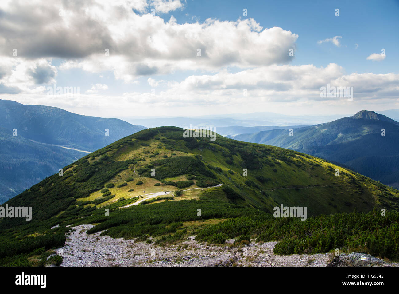 A beautiful mountain landscape above tree line Stock Photo - Alamy