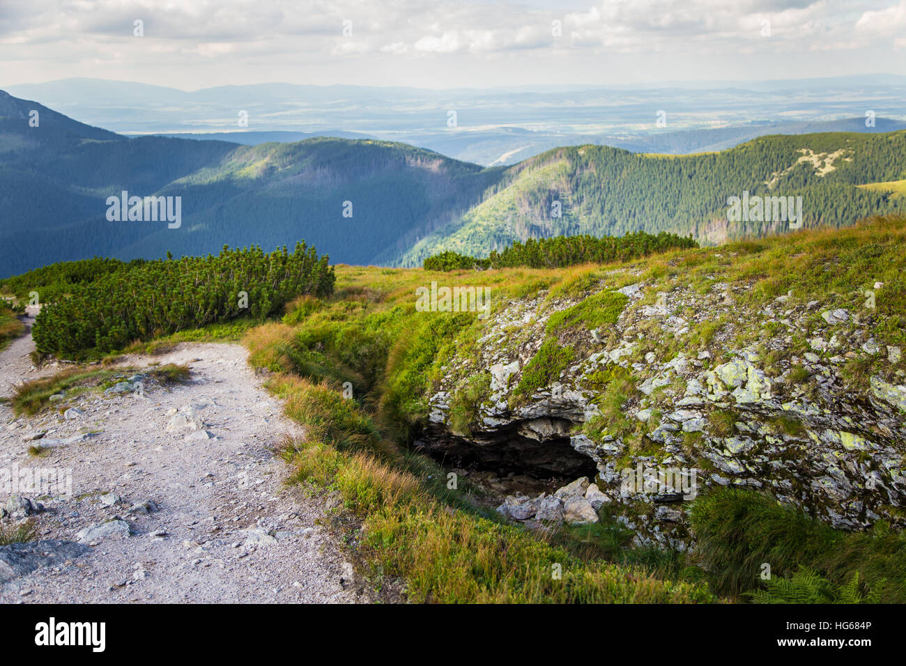 A beautiful mountain landscape above tree line Stock Photo - Alamy