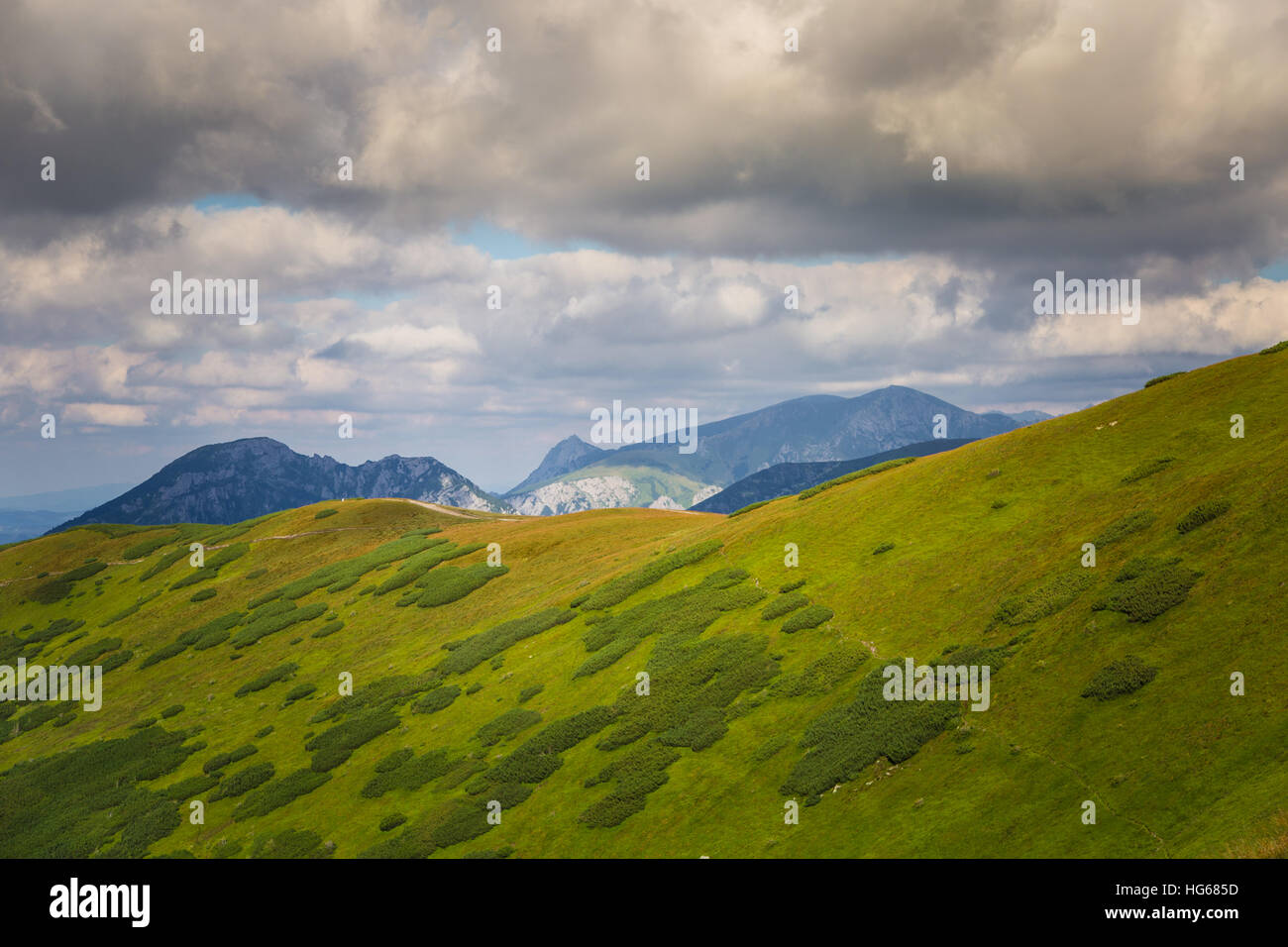 A beautiful mountain landscape above tree line Stock Photo - Alamy