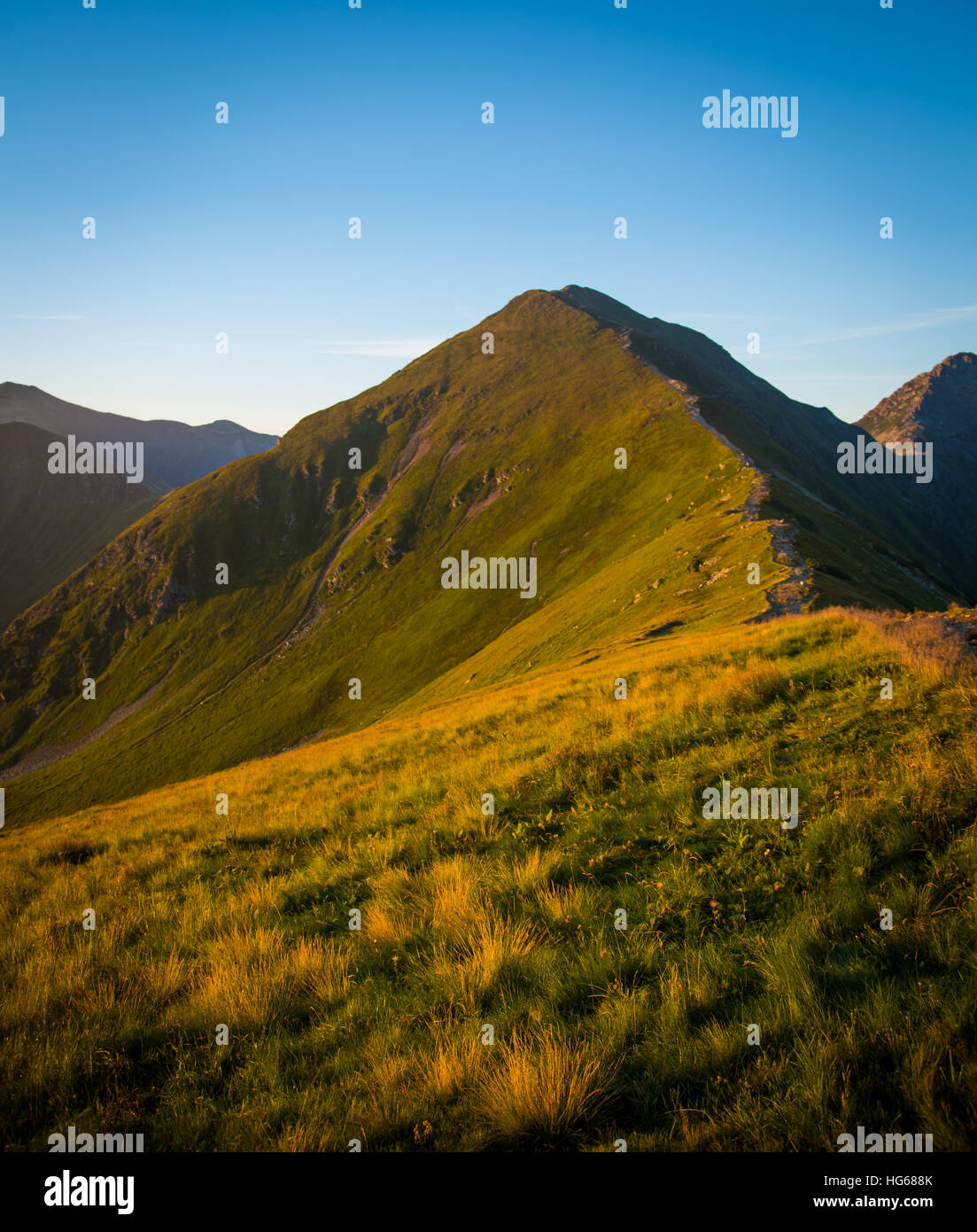 A beautiful mountain landscape above tree line Stock Photo - Alamy