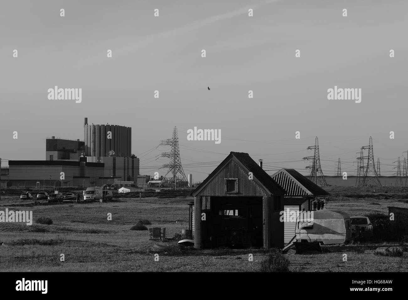 Caravan station Black and White Stock Photos & Images - Alamy