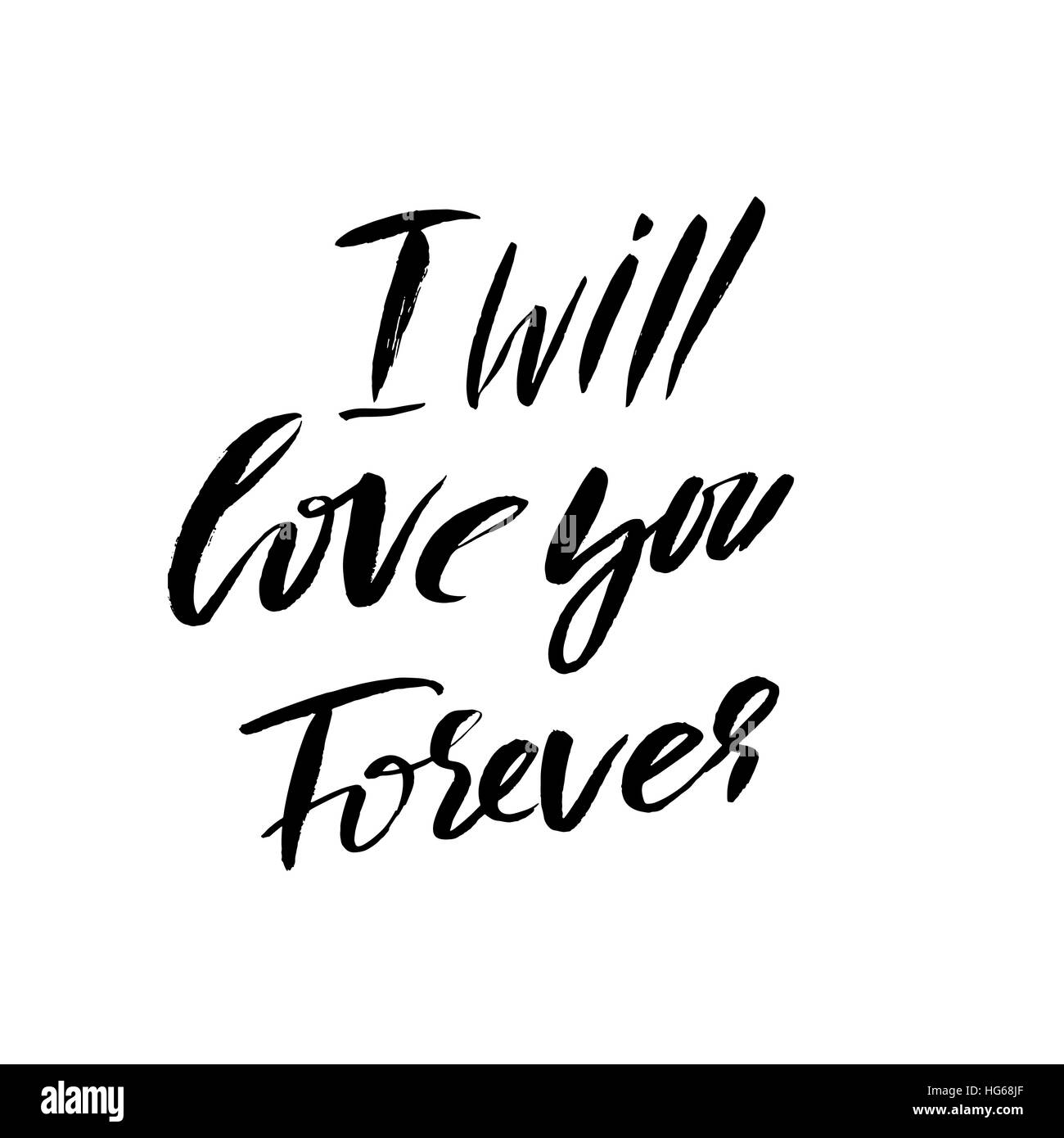 Hand Lettered Inspirational Quote Hand Brushed Ink Lettering Modern