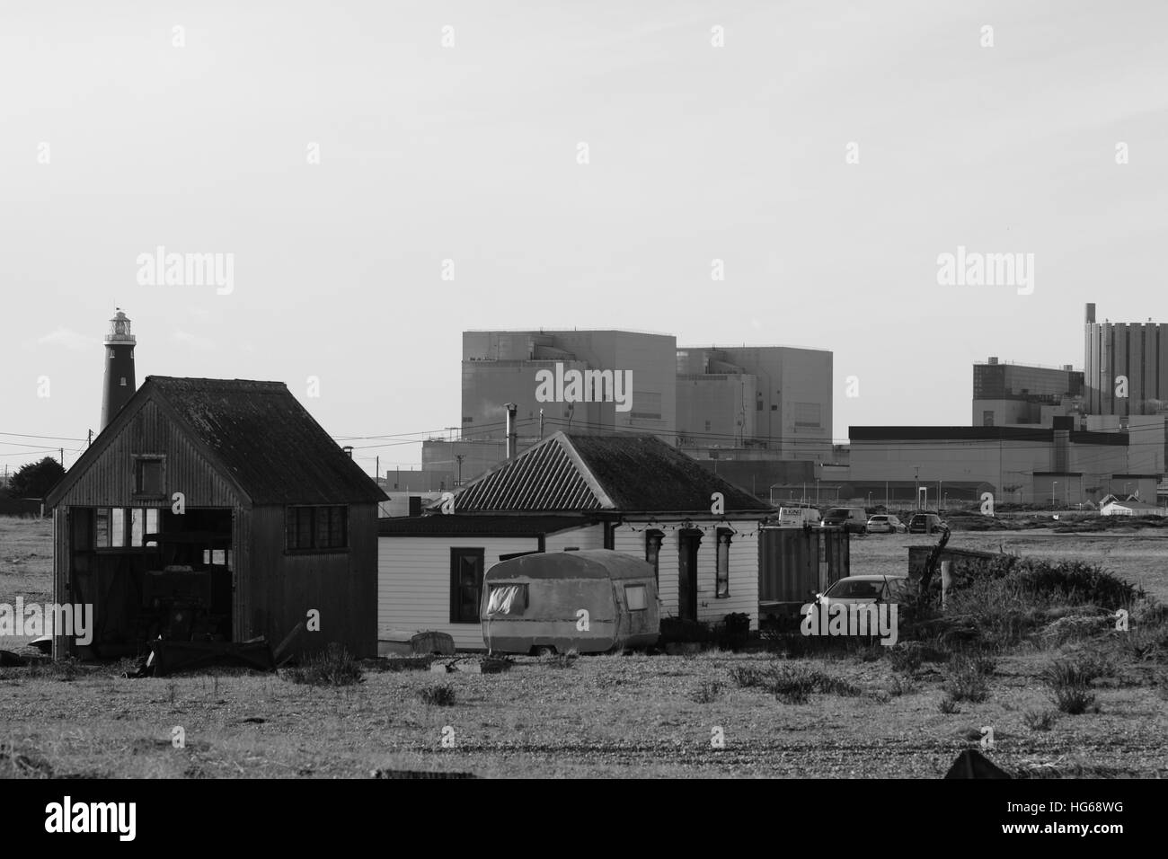 Caravan station Black and White Stock Photos & Images - Alamy