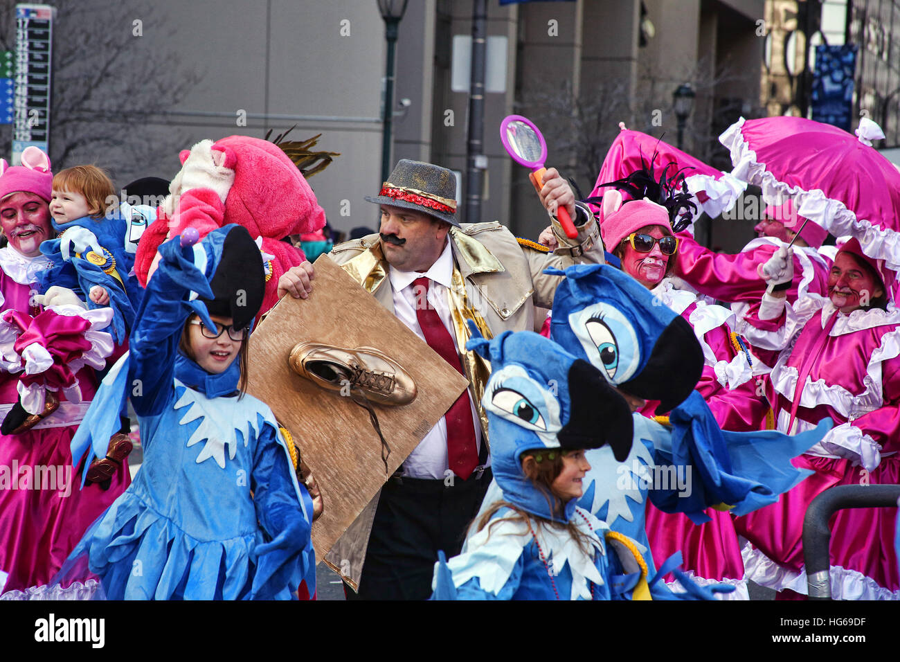 Philadelphia, PA, USA. 1st Jan, 2017. The 117th Philadelphia Mummers ...