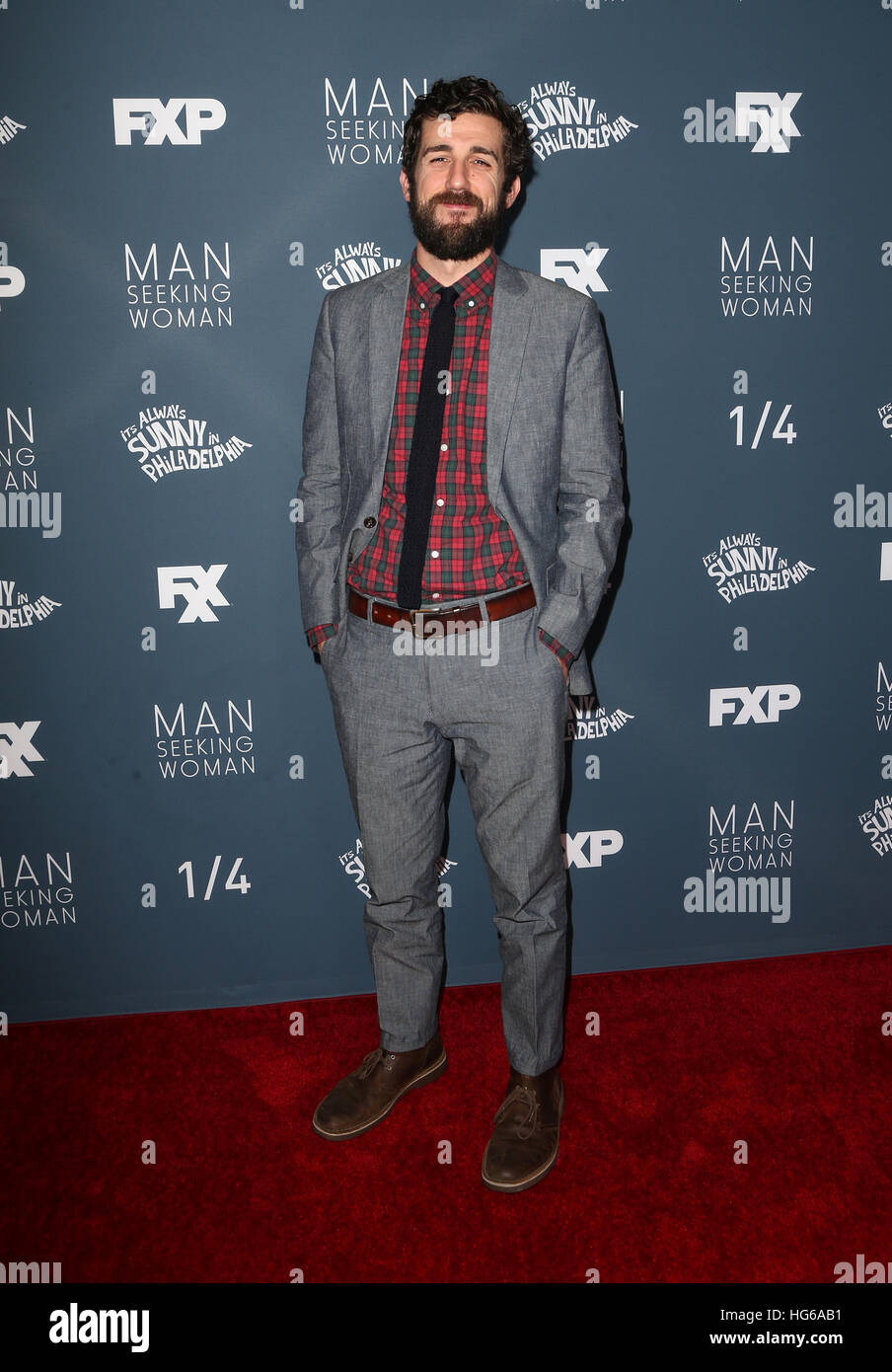 Westwood, CA - JANUARY 03: Carter Hudson, at premiere of FXX's "It's ...