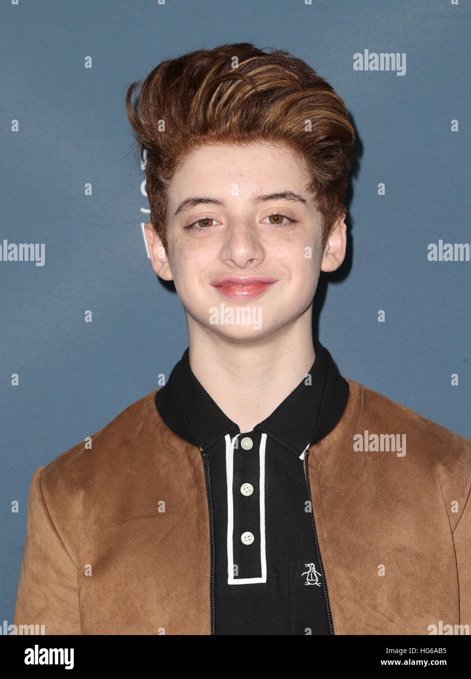 Westwood, CA - JANUARY 03: Thomas Barbusca, at premiere of FXX's "It's ...
