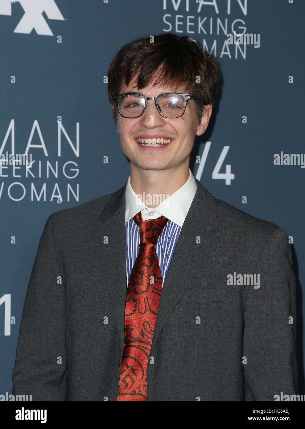 Westwood, CA - JANUARY 03: Simon Rich, at premiere of FXX's "It's ...