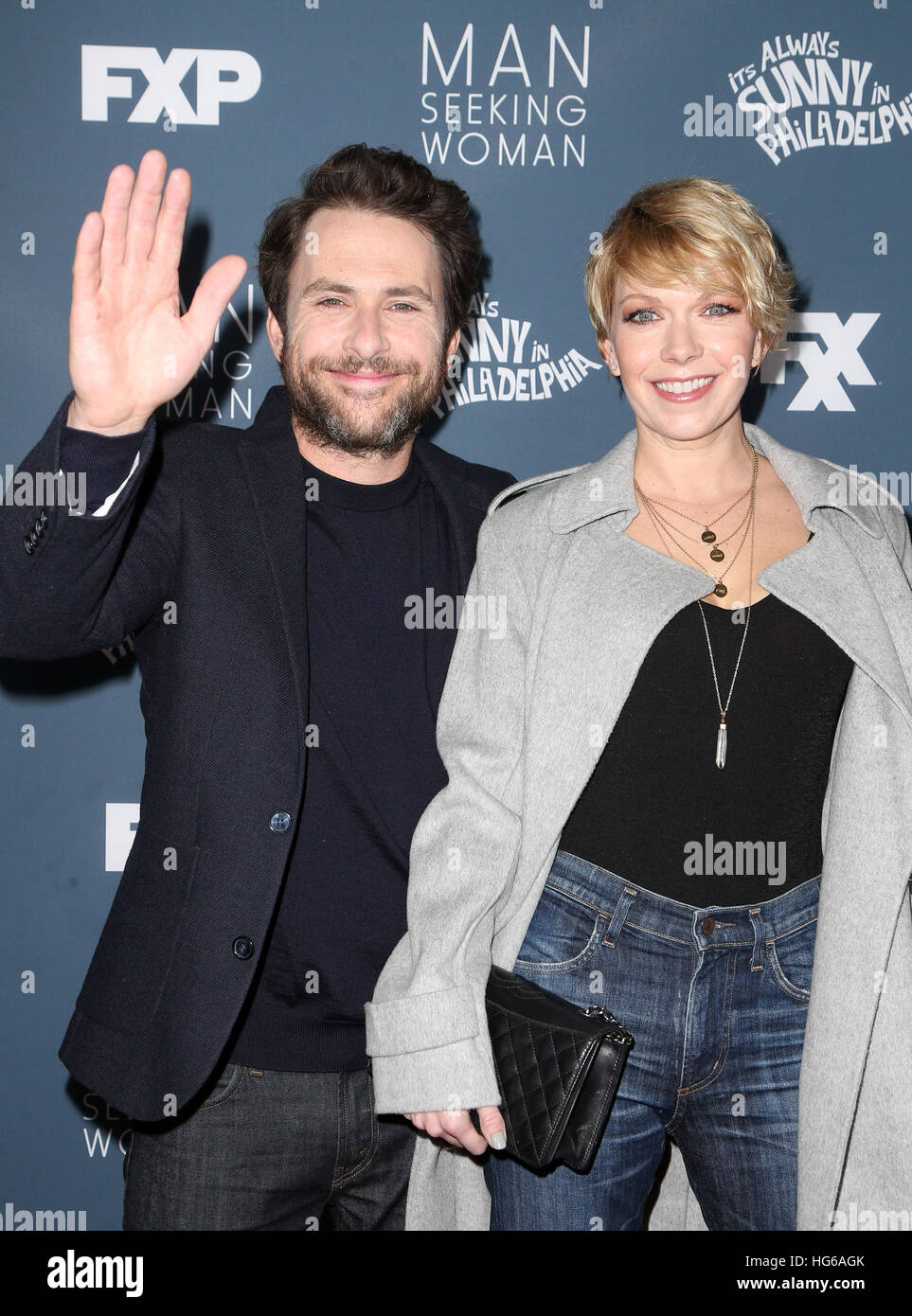 Westwood, California, USA. 03rd Jan, 2017. Charlie Day, Mary Elizabeth ...