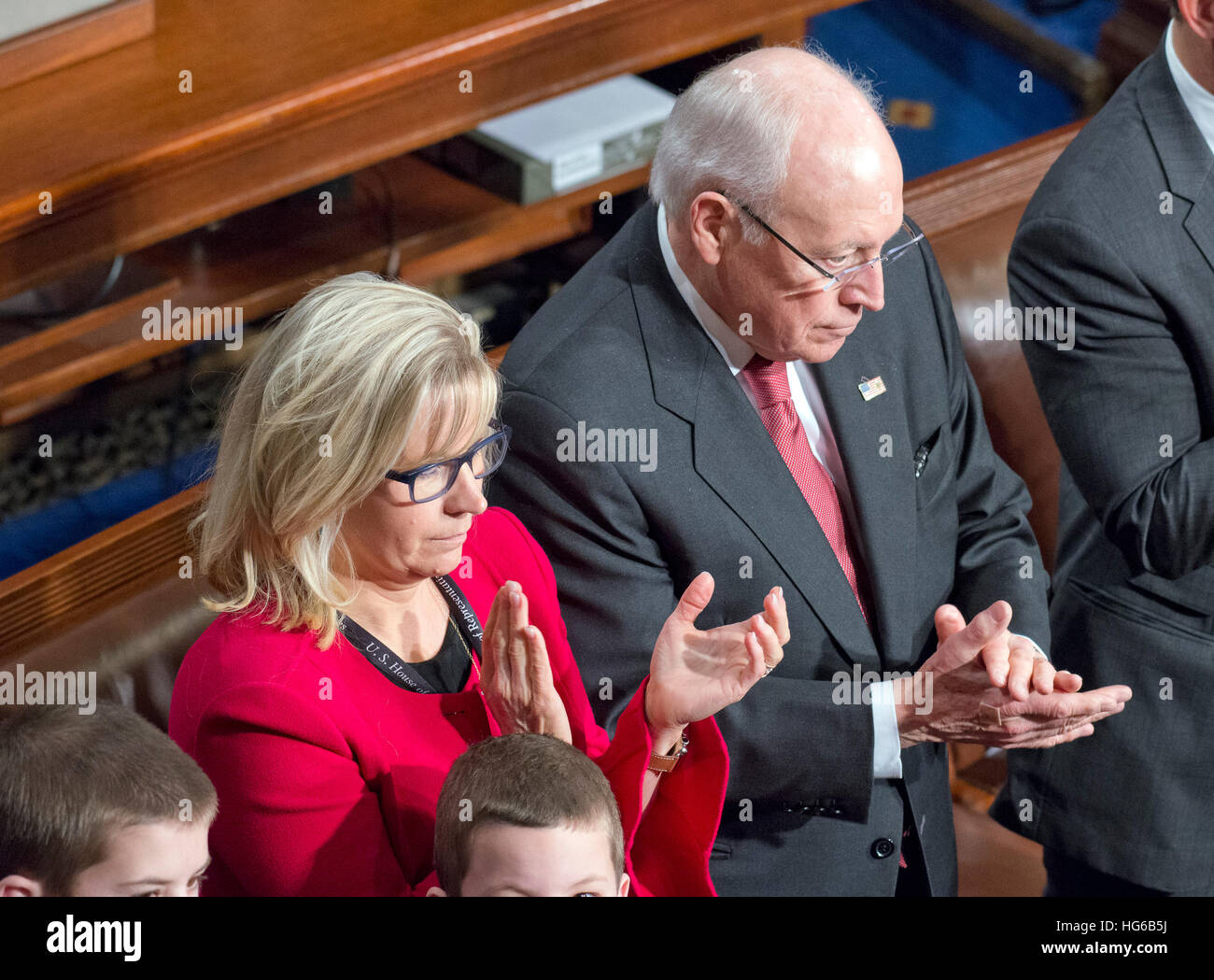 Former United States Vice President Dick Cheney, right, and his ...