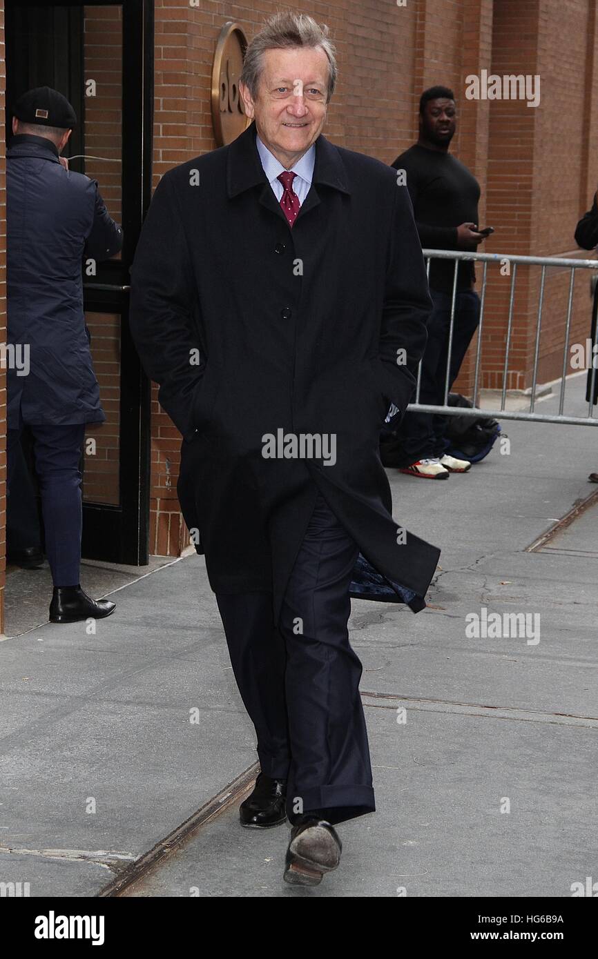 New York, NY, USA. 4th Jan, 2017. Brian Ross, journalist and ABC News ...