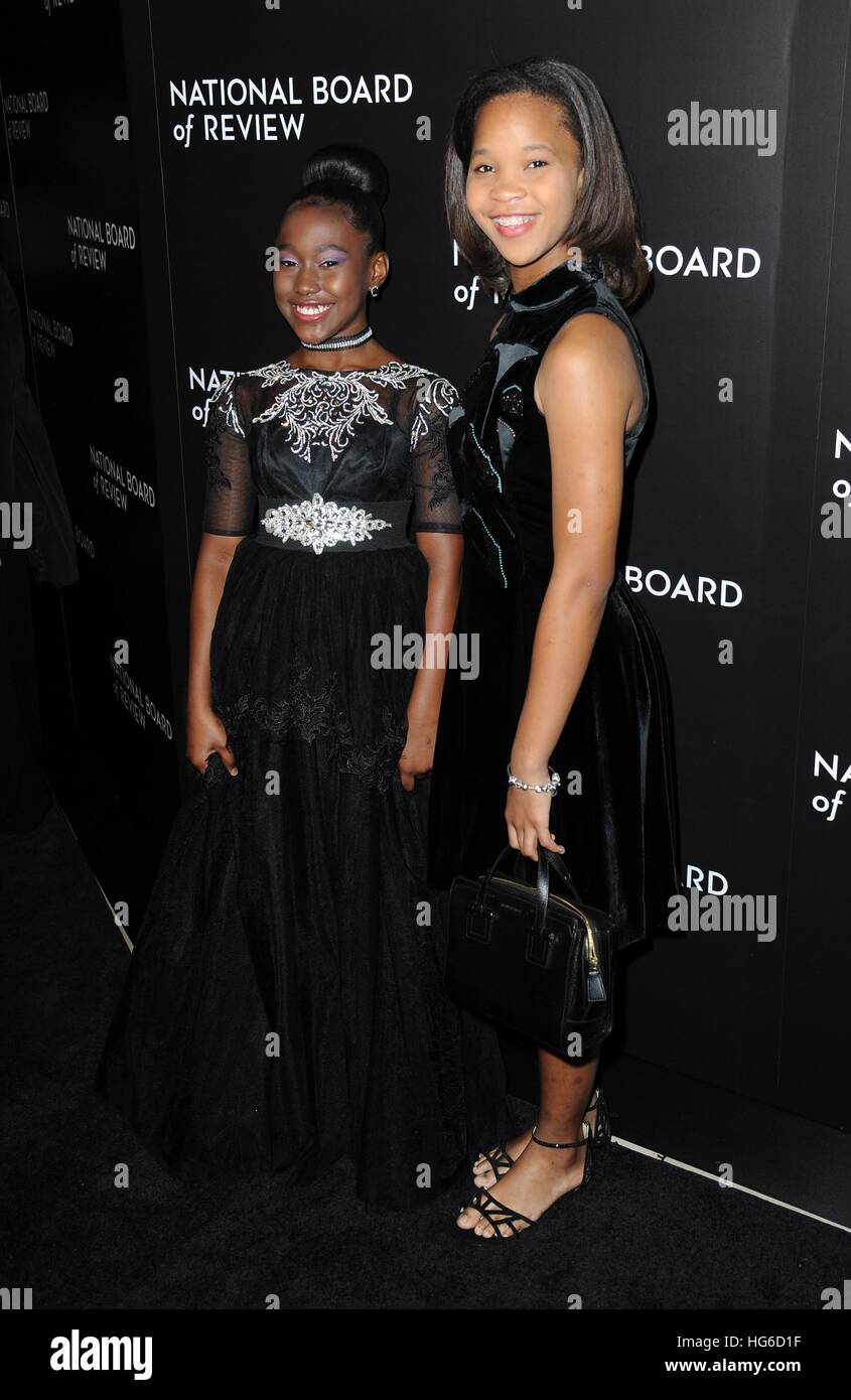 New York, NY, USA. 4th Jan, 2017. Royalty Hightower, Quvenzhane Wallis ...