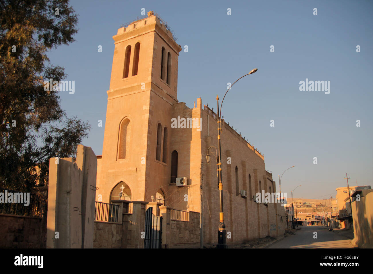 Bashiqa, Iraq. 12th Dec, 2016. A church in the deserted city of Bashiqa ...
