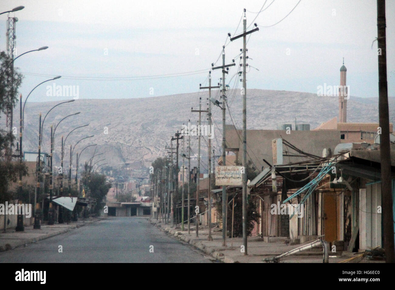 Bashiqa, Iraq. 12th Dec, 2016. The deserted city of Bashiqa in northern ...