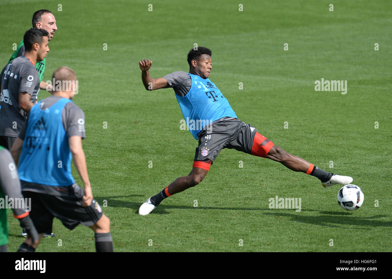 Doha, Qatar. 05th Jan, 2017. FC Bayern Munich player David Alaba during ...