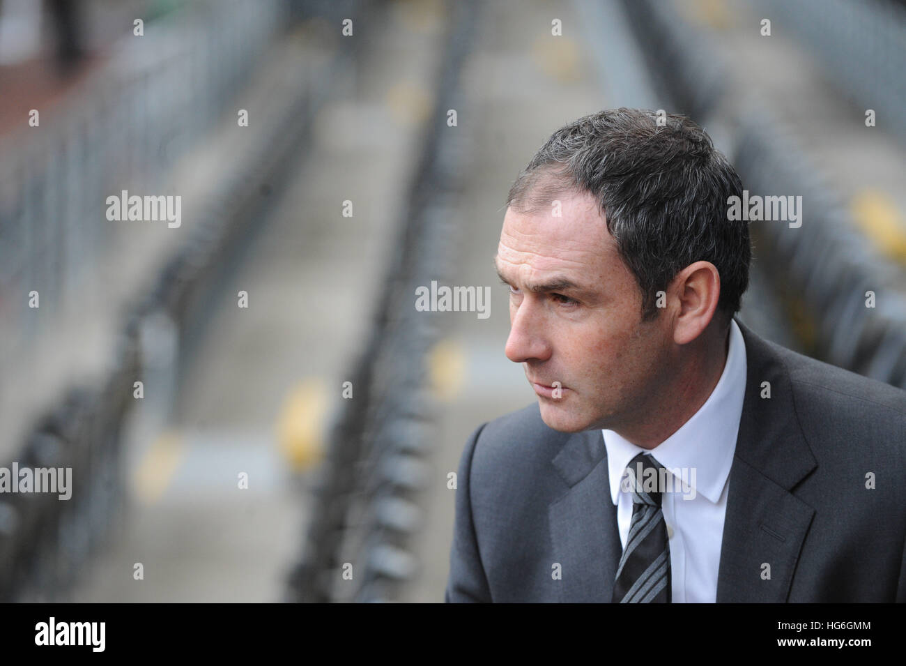 Swansea, Wales, UK. 5th January 2017. Swansea City's new head coach ...