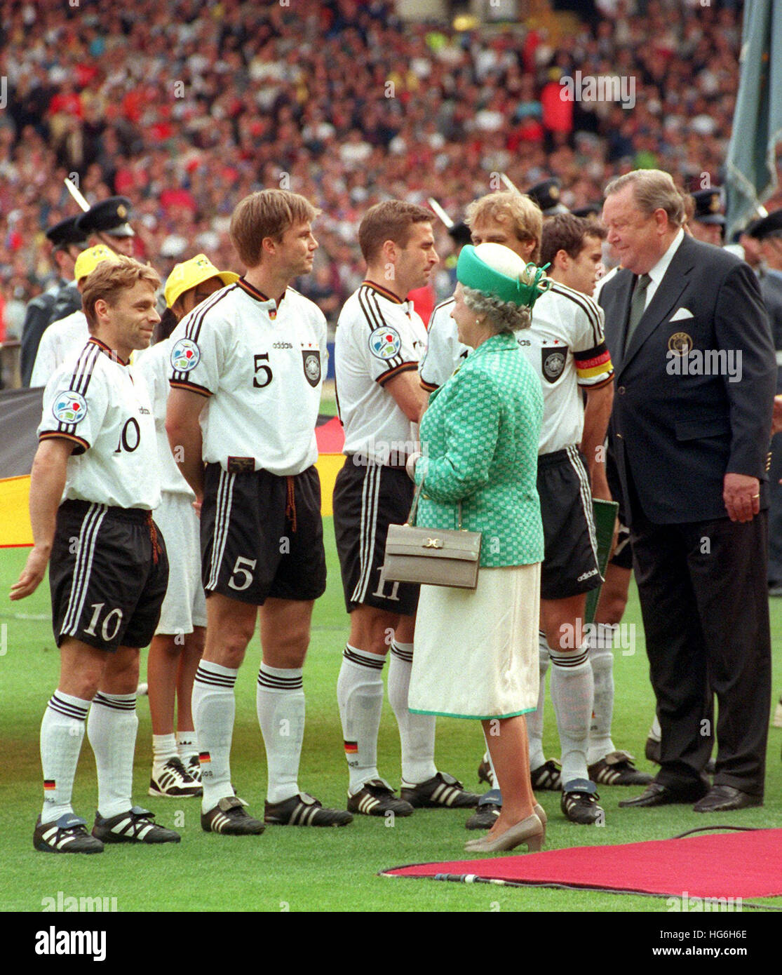 FILE - A file picture dated 30 June 1996 depicts the English Queen ...