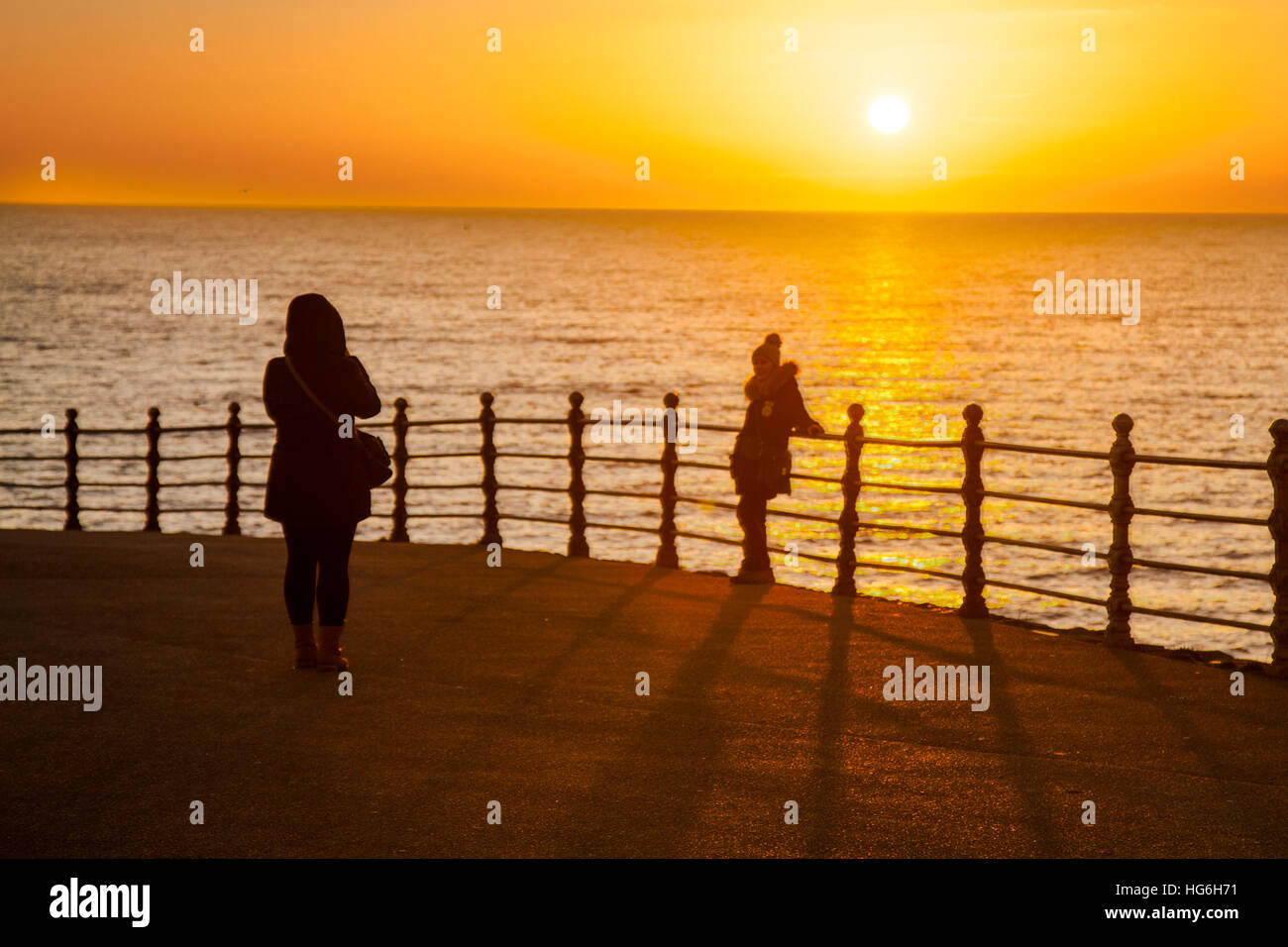 Blackpool holiday cold beach hi-res stock photography and images - Alamy