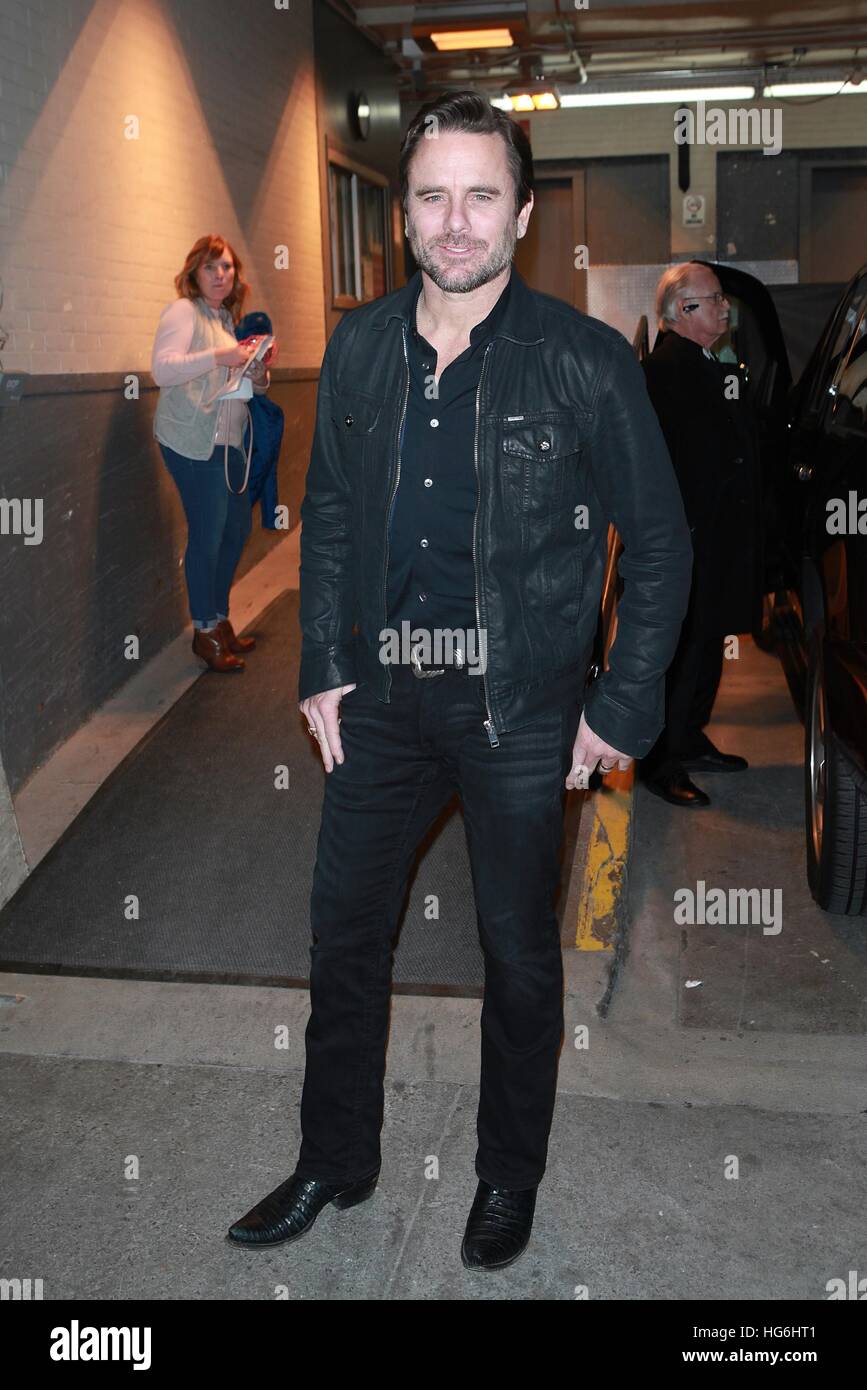 New York, NY, USA. 5th Jan, 2017. Charles Esten seen arriving at AOL ...