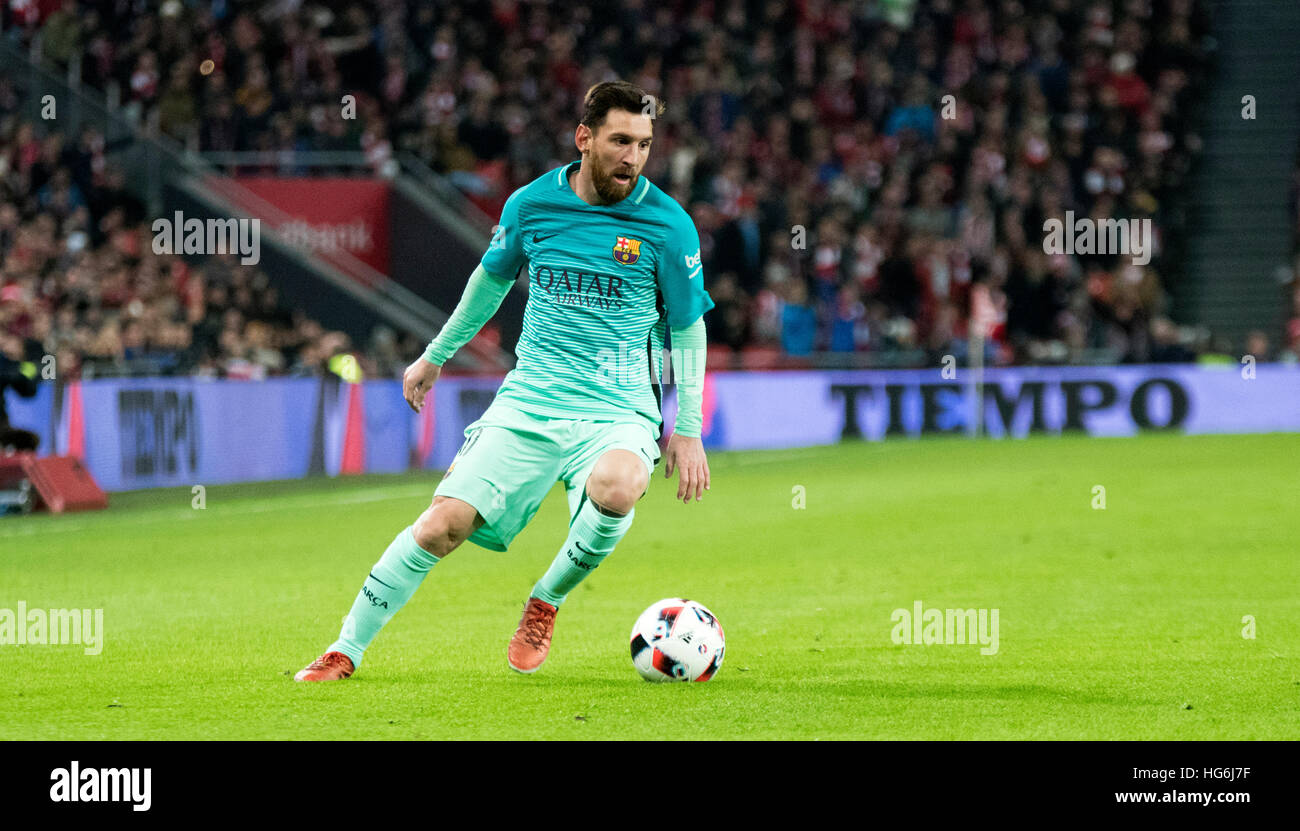 Lionel Messi 2017 Athletic Barcelona High Resolution Stock Photography ...