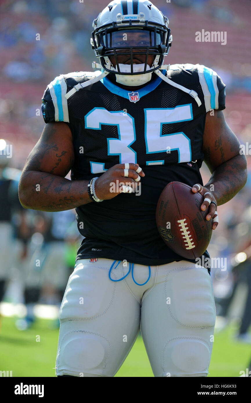 Los Angeles, California, USA. 6th Nov, 2016. Mike Tolbert of the ...