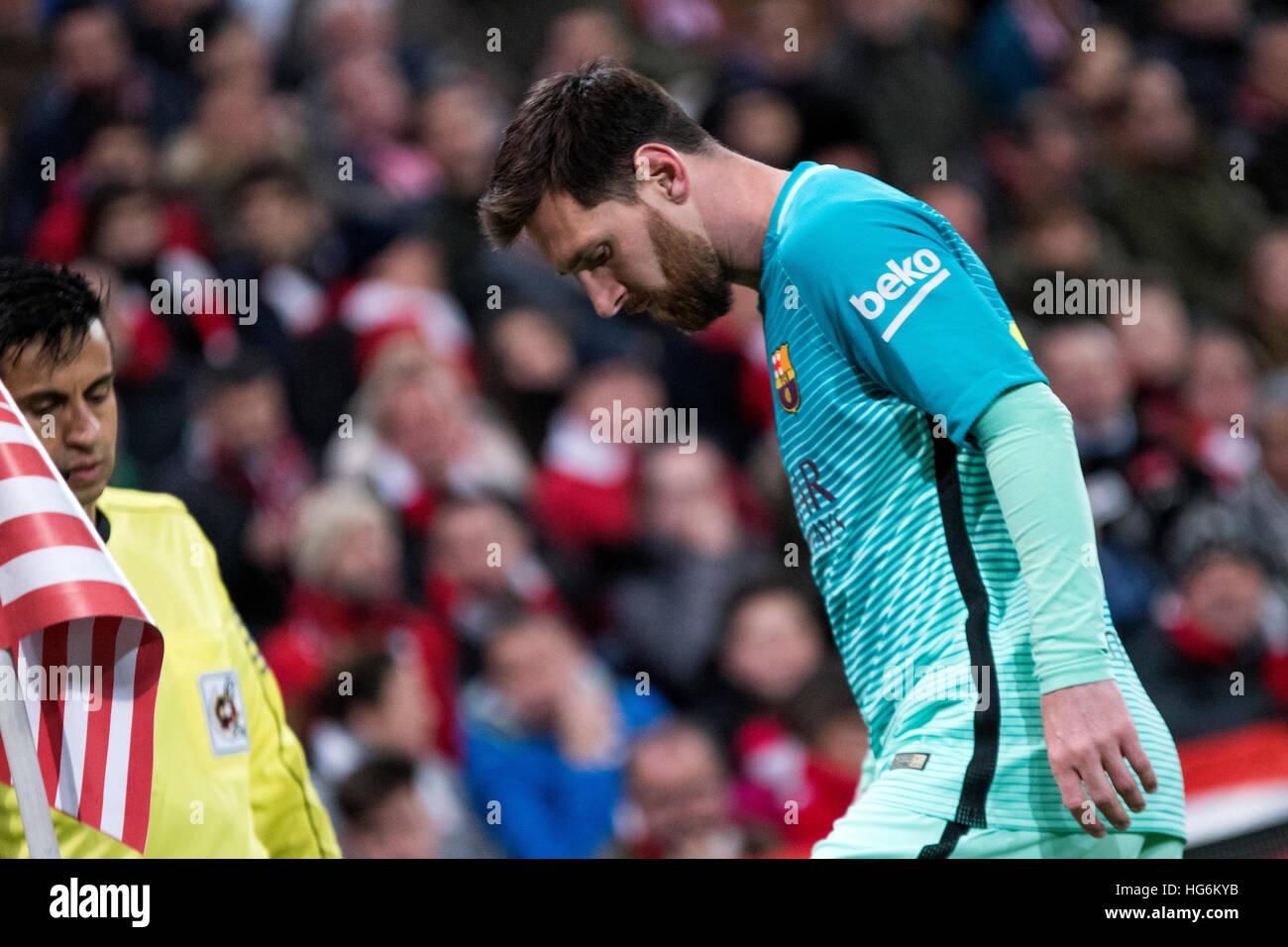 Lionel messi 2017 athletic barcelona hi-res stock photography and ...