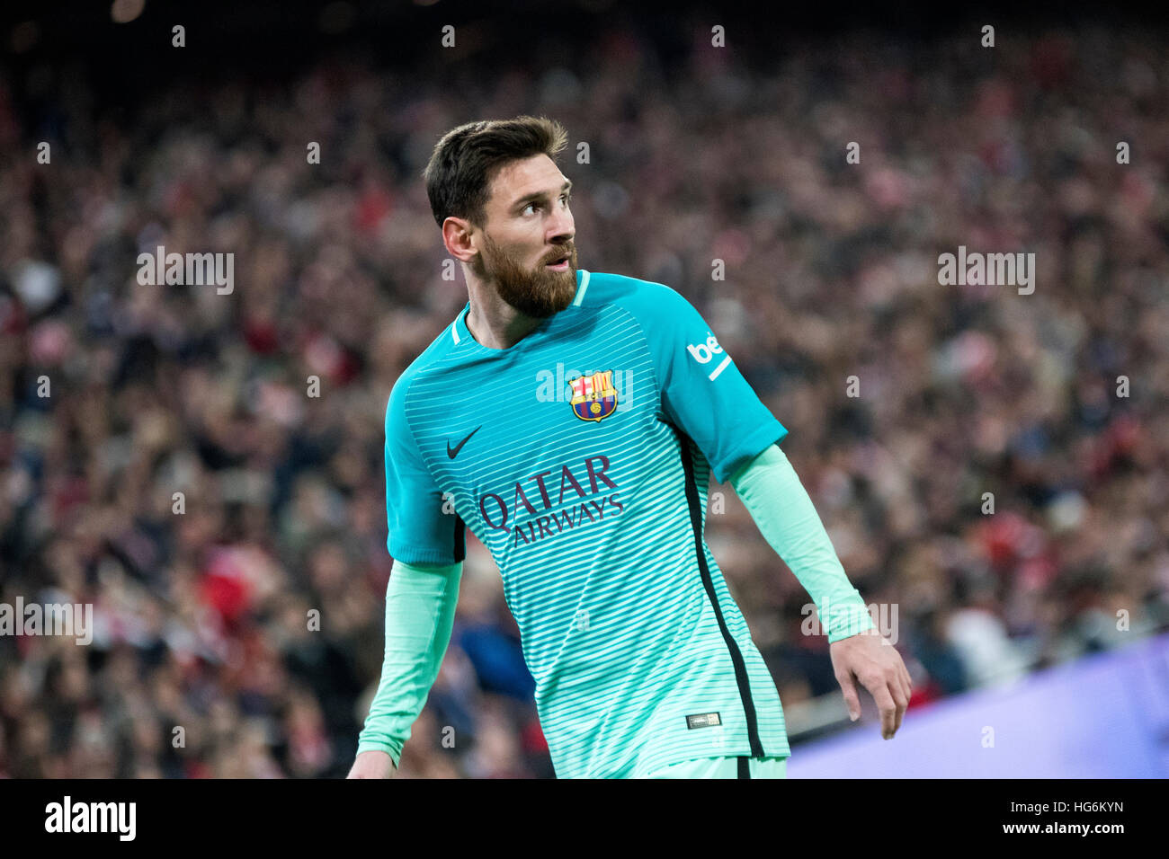 Lionel Messi 2017 Athletic Barcelona High Resolution Stock Photography ...