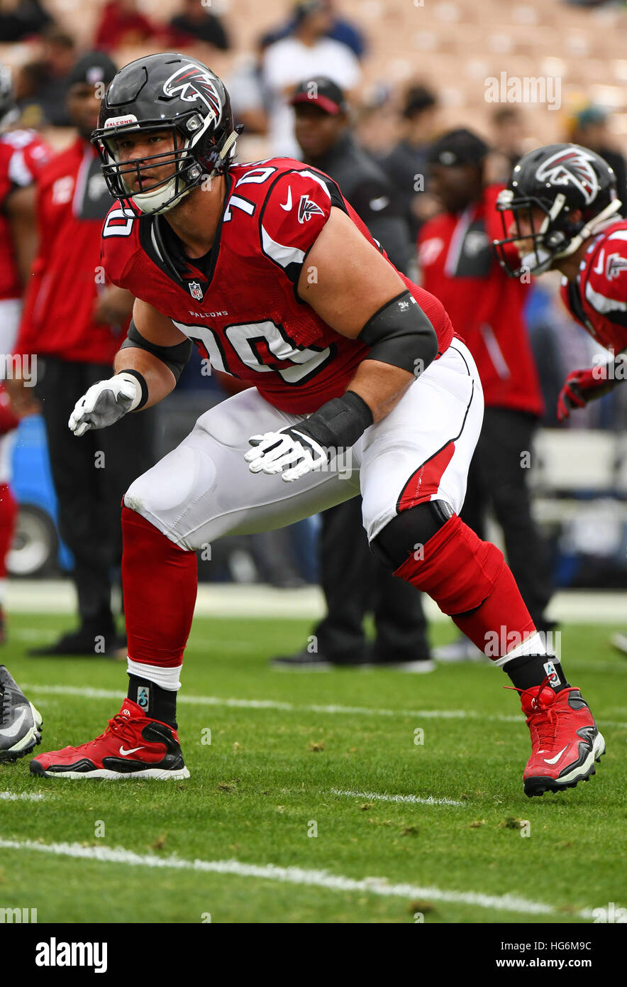 Los Angeles, California, USA. 11th Dec, 2016. Jake Matthews of the ...