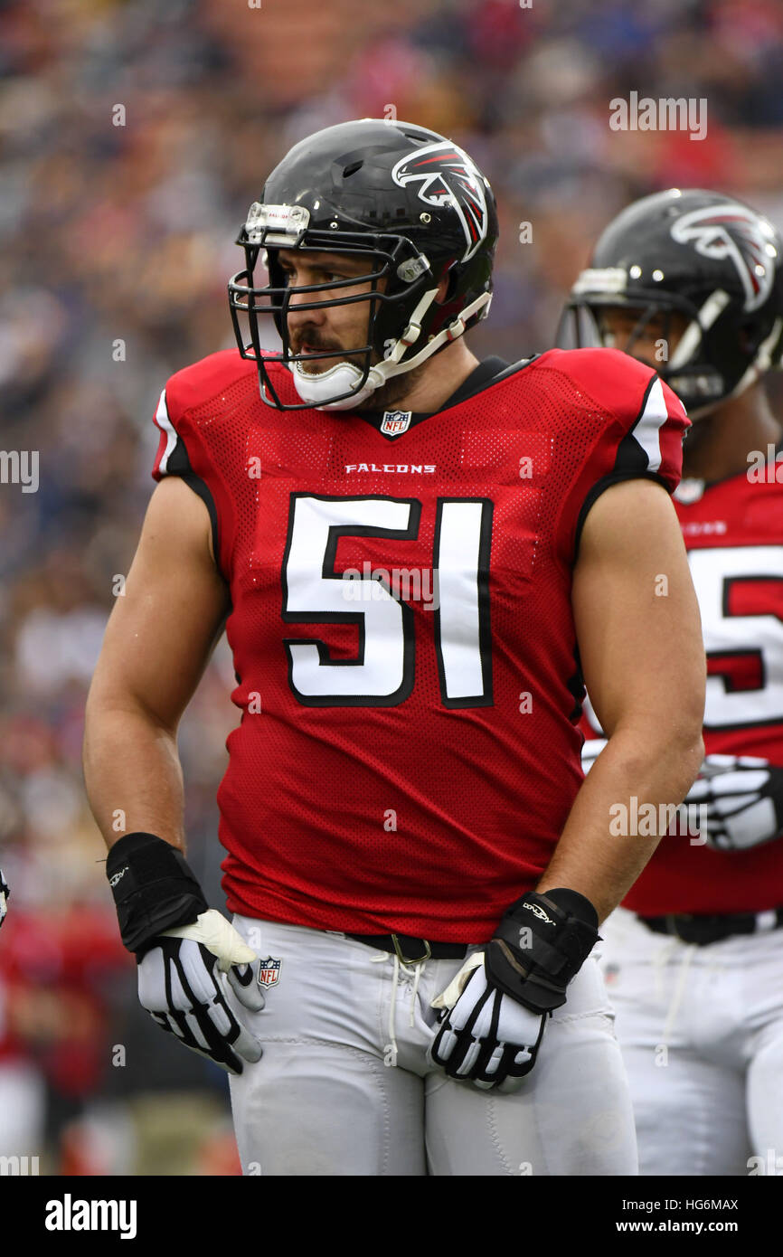 Los Angeles, California, USA. 11th Dec, 2016. All Pro Center Alex Mack ...