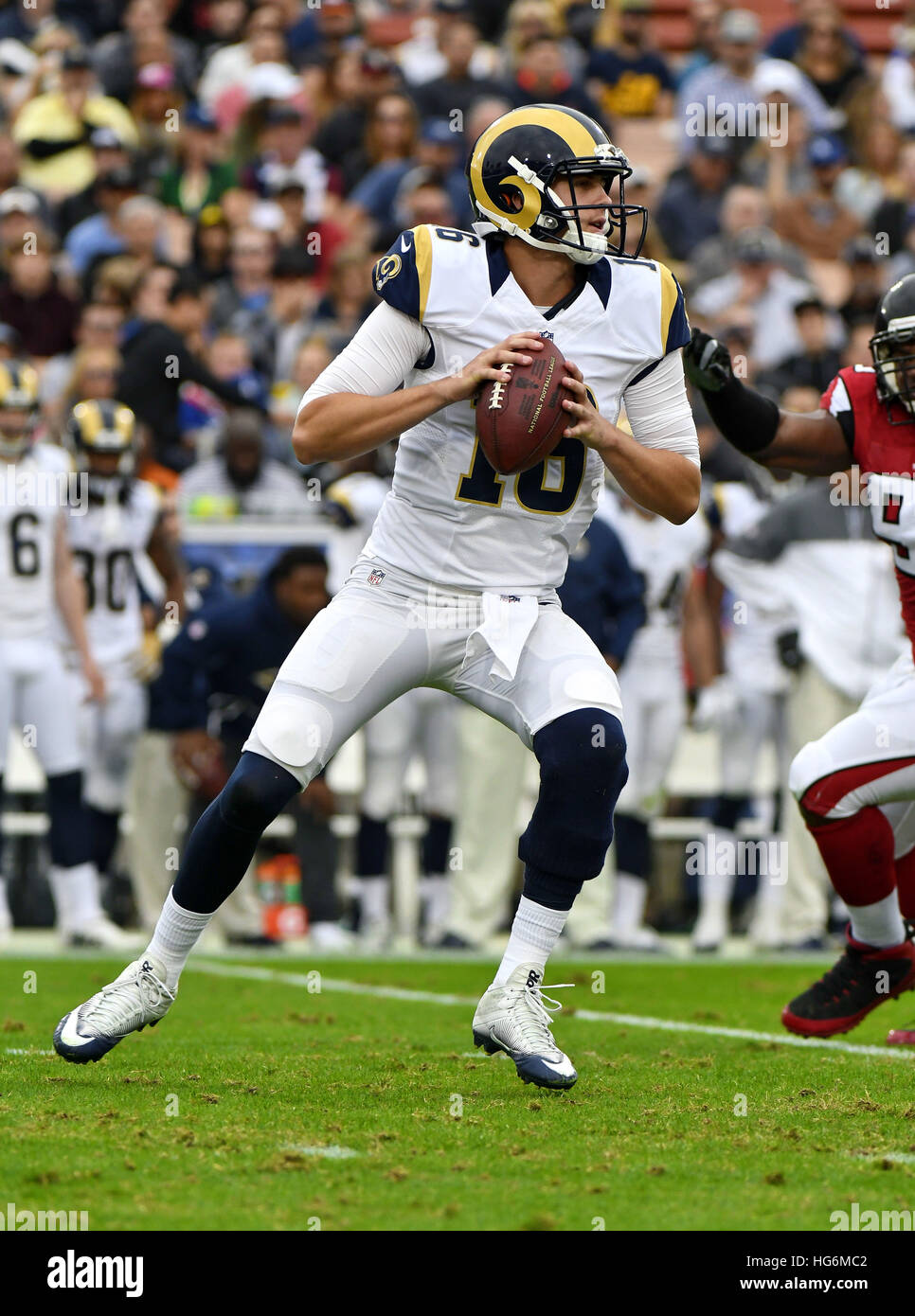 Los Angeles, California, USA. 11th Dec, 2016. Quarterback Jared Goff of ...