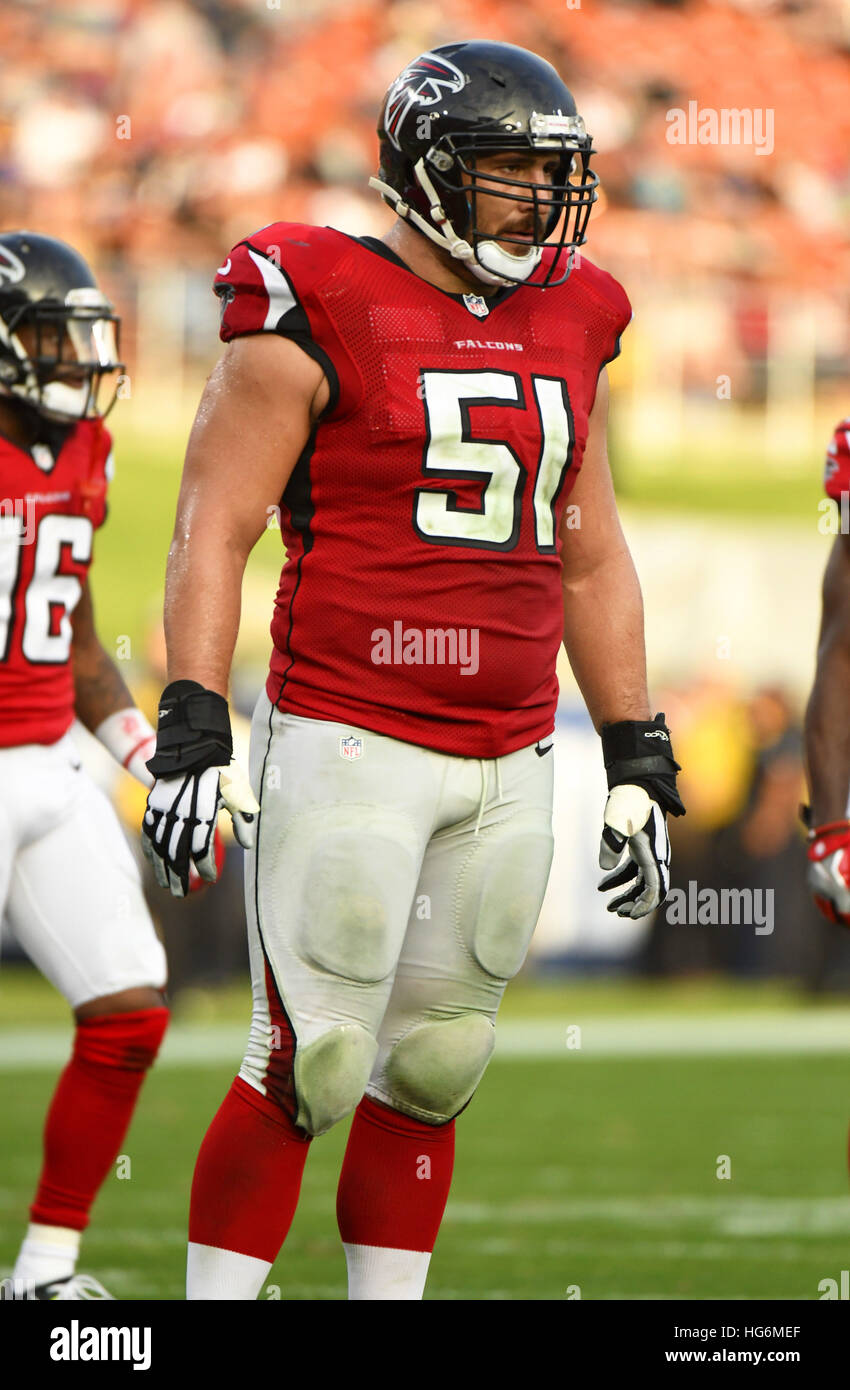 Los Angeles, California, USA. 11th Dec, 2016. All Pro Center Alex Mack ...