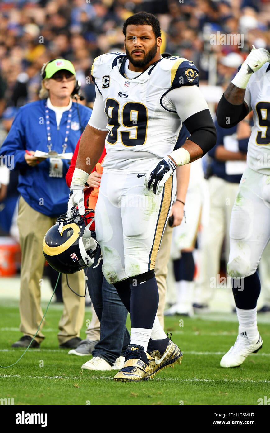 December 11, 2016 - Los Angeles, California, U.S - Aaron Donald of the ...