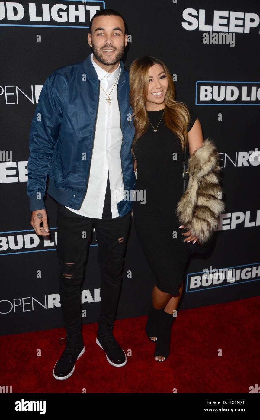 Los Angeles, CA, USA. 5th Jan, 2017. Don Benjamin, Liane V at arrivals ...