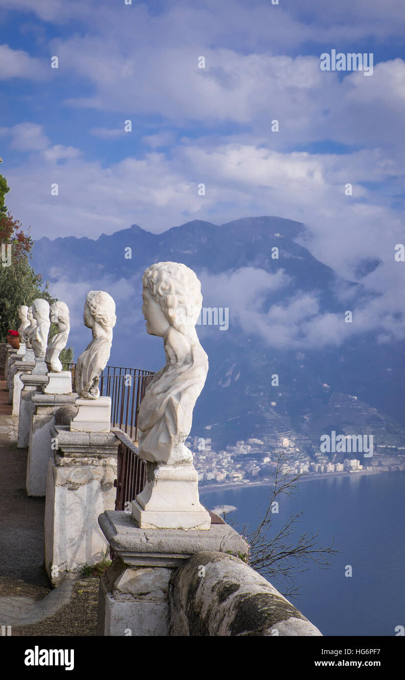almafi coast city of ravello,italy Stock Photo - Alamy